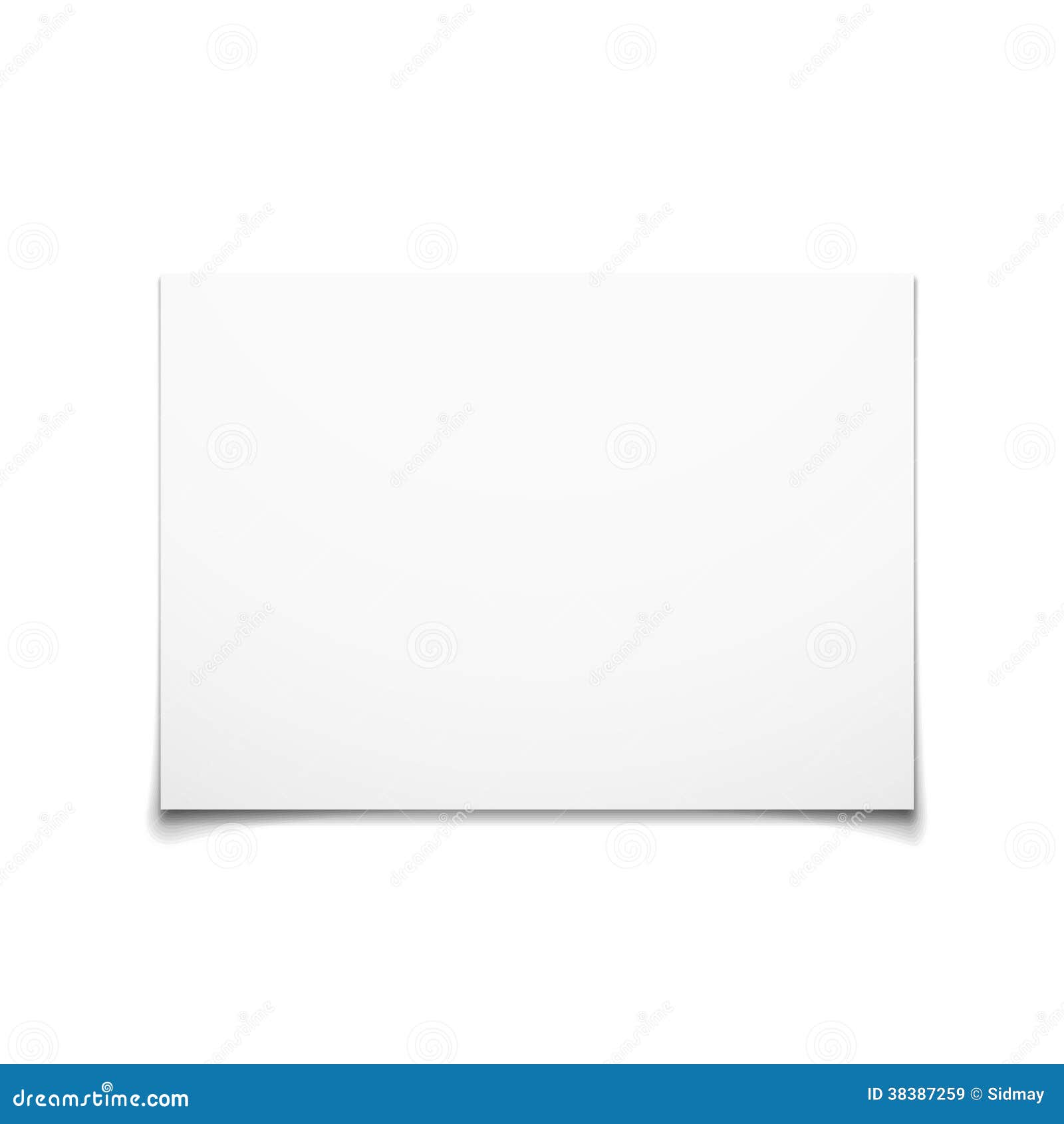 Paper White Vector Box Template | CartoonDealer.com #93149888