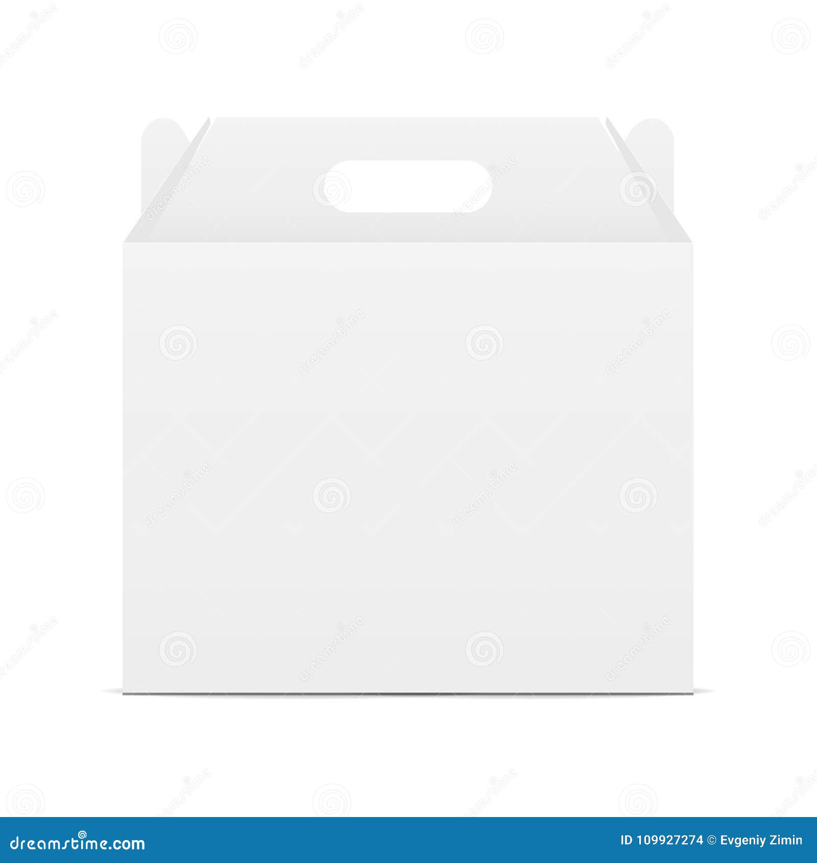 Box with handle stock vector. Illustration of handle - 109927274