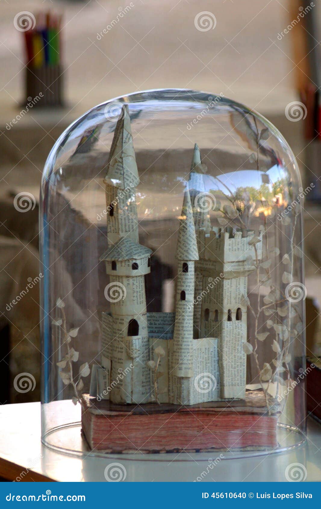 Paper castle stock photo. Image of historical, showcase - 45610640