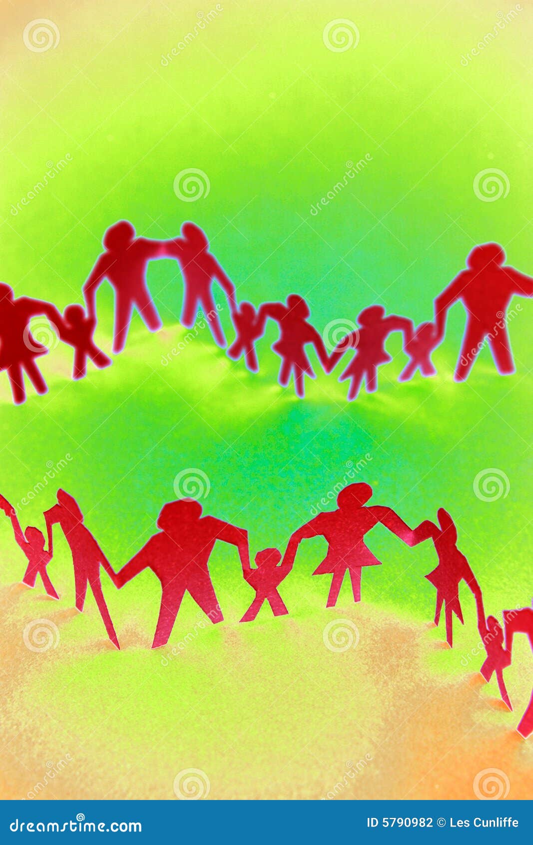 Paper Chain Person Stock Illustrations – 406 Paper Chain Person Stock ...