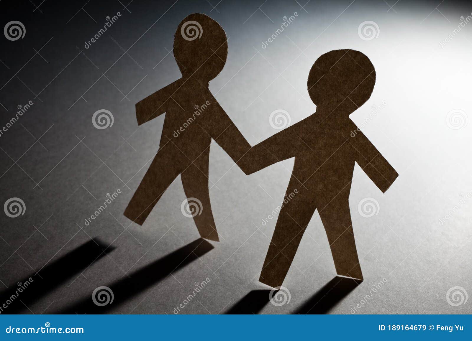 Paper Chain Men stock image. Image of togetherness, concepts - 189164679