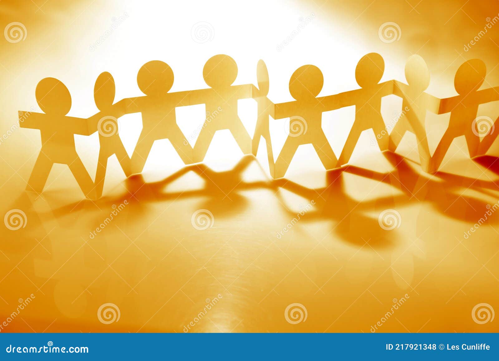 Paper chain team stock photo. Image of team, companionship - 217921348