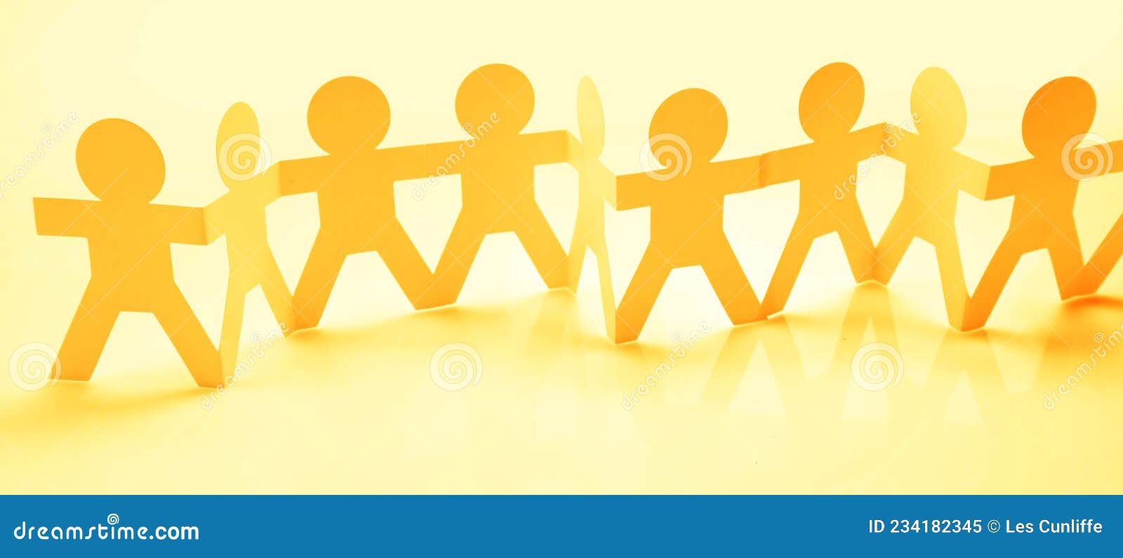 Paper chain team stock image. Image of concept, chainquot - 234182345