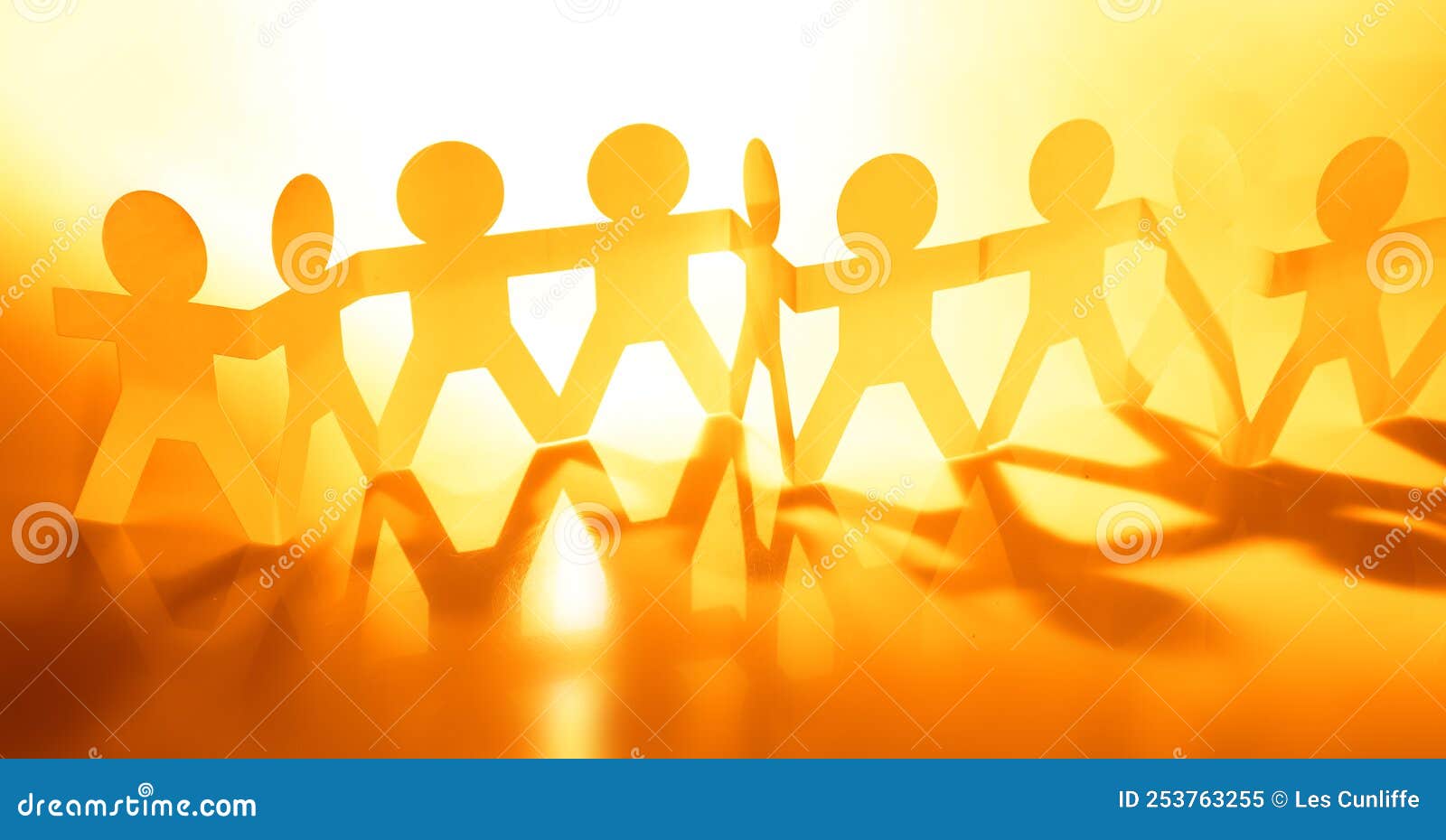 Paper chain team stock image. Image of quot, human, chainquot - 253763255