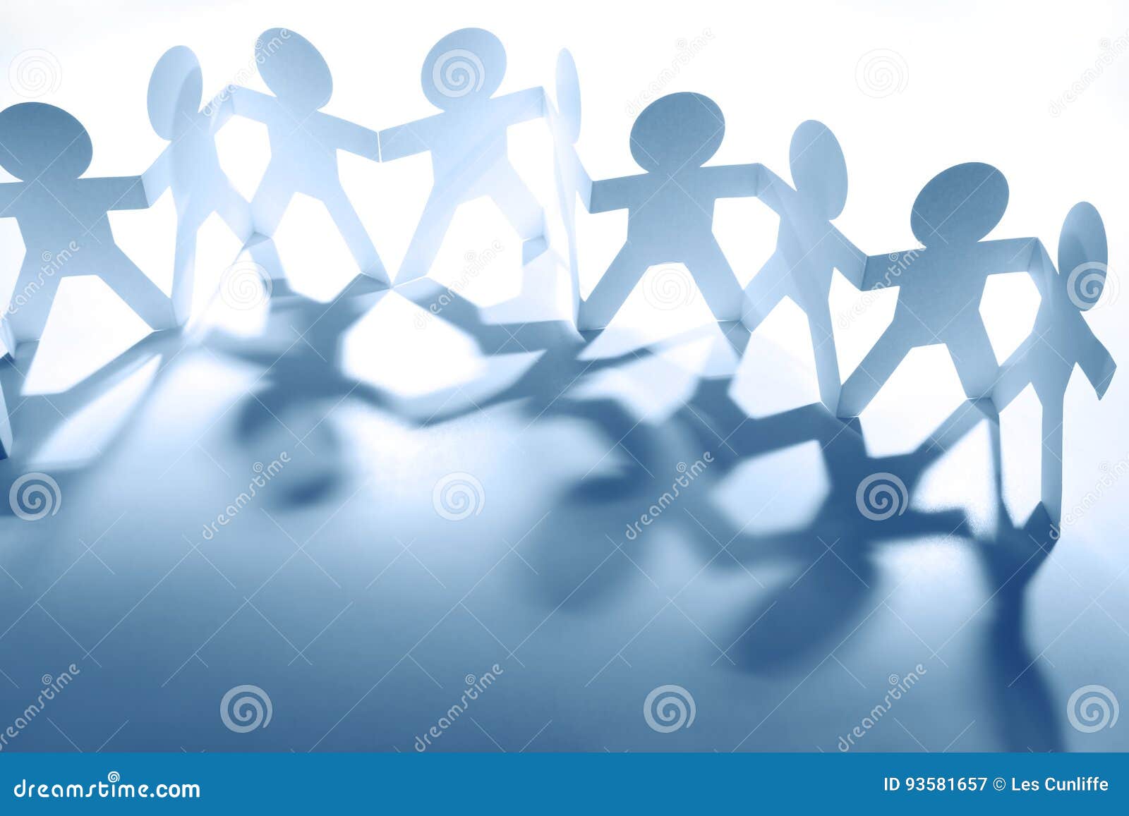 Paper chain team stock image. Image of friends, relationship - 93581657