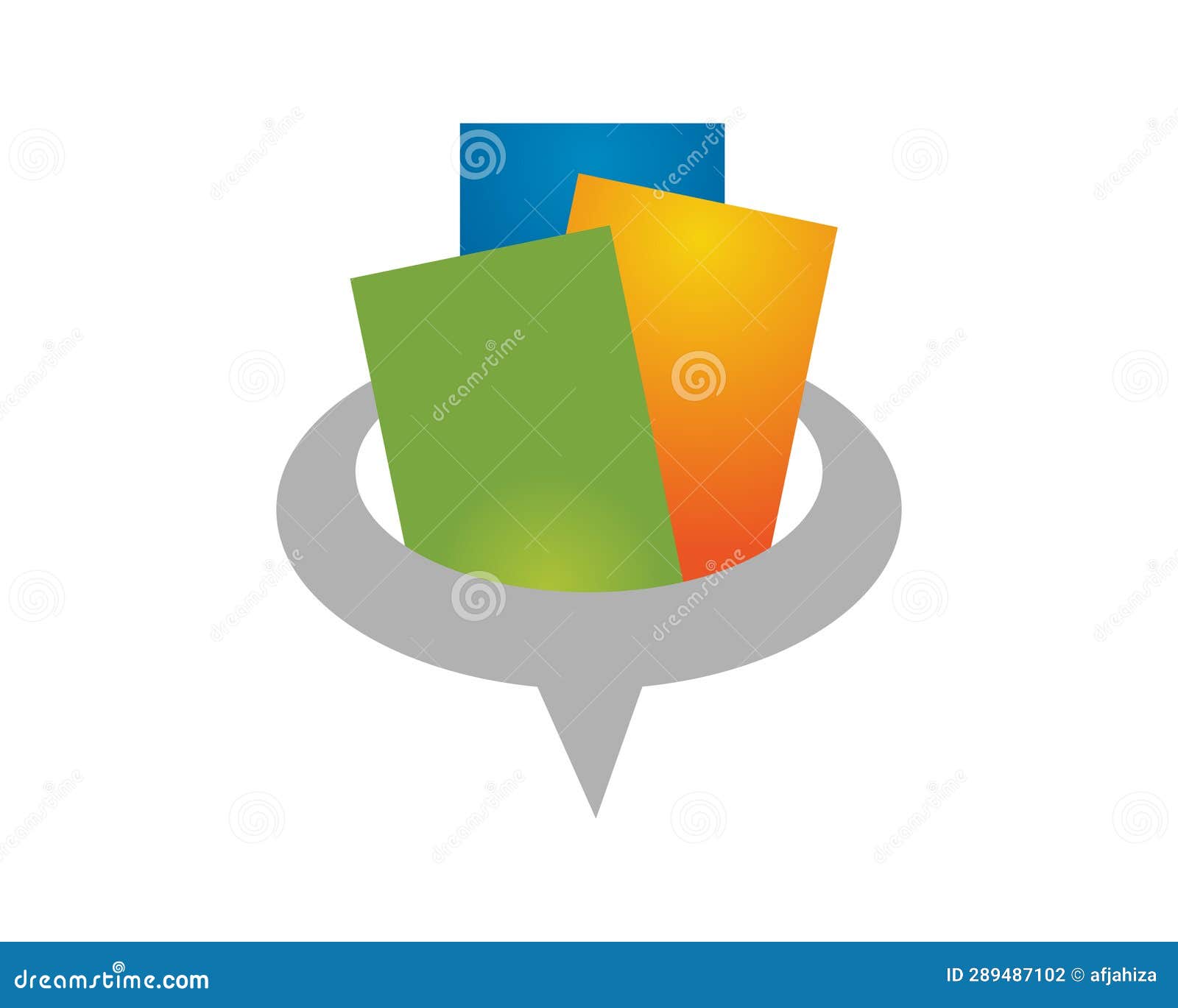 Paper Chat Logo 2 Icon Template Stock Illustration - Illustration of ...