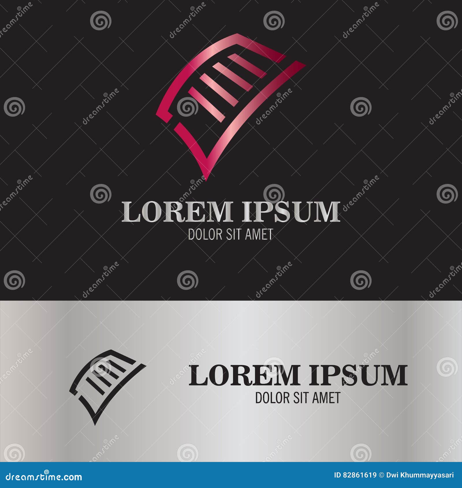 Paper check abstract logo stock vector. Illustration of document - 82861619
