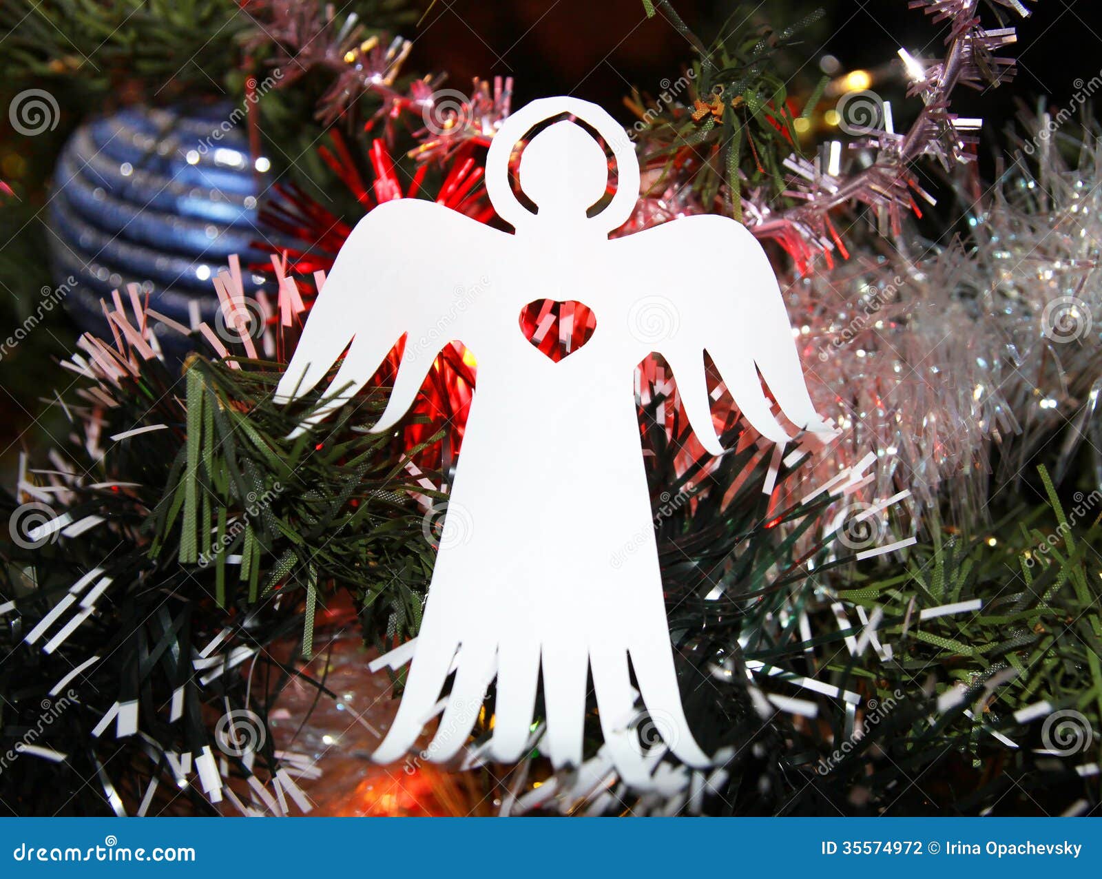 Paper Christmas angel stock photo. Image of angel, paper - 35574972