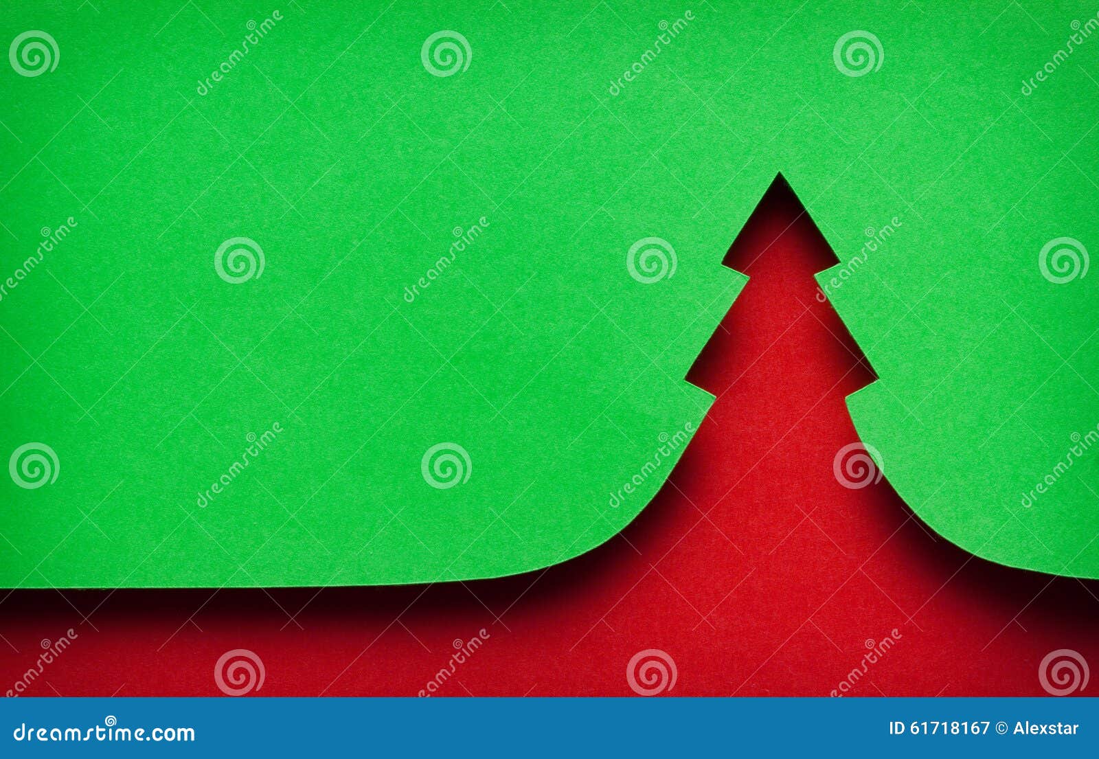 Paper Christmas tree stock image. Image of winter, christmas - 61718167