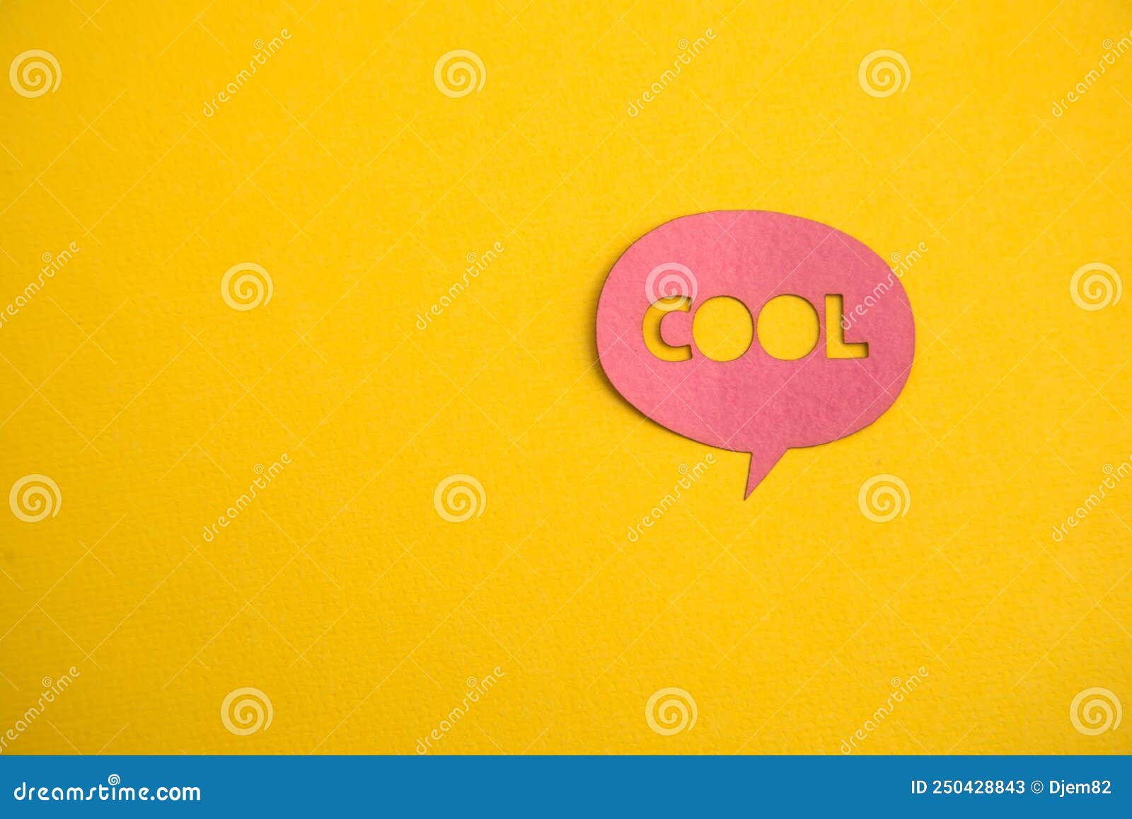 Paper Circle with Cool Inscription Stock Image - Image of template ...