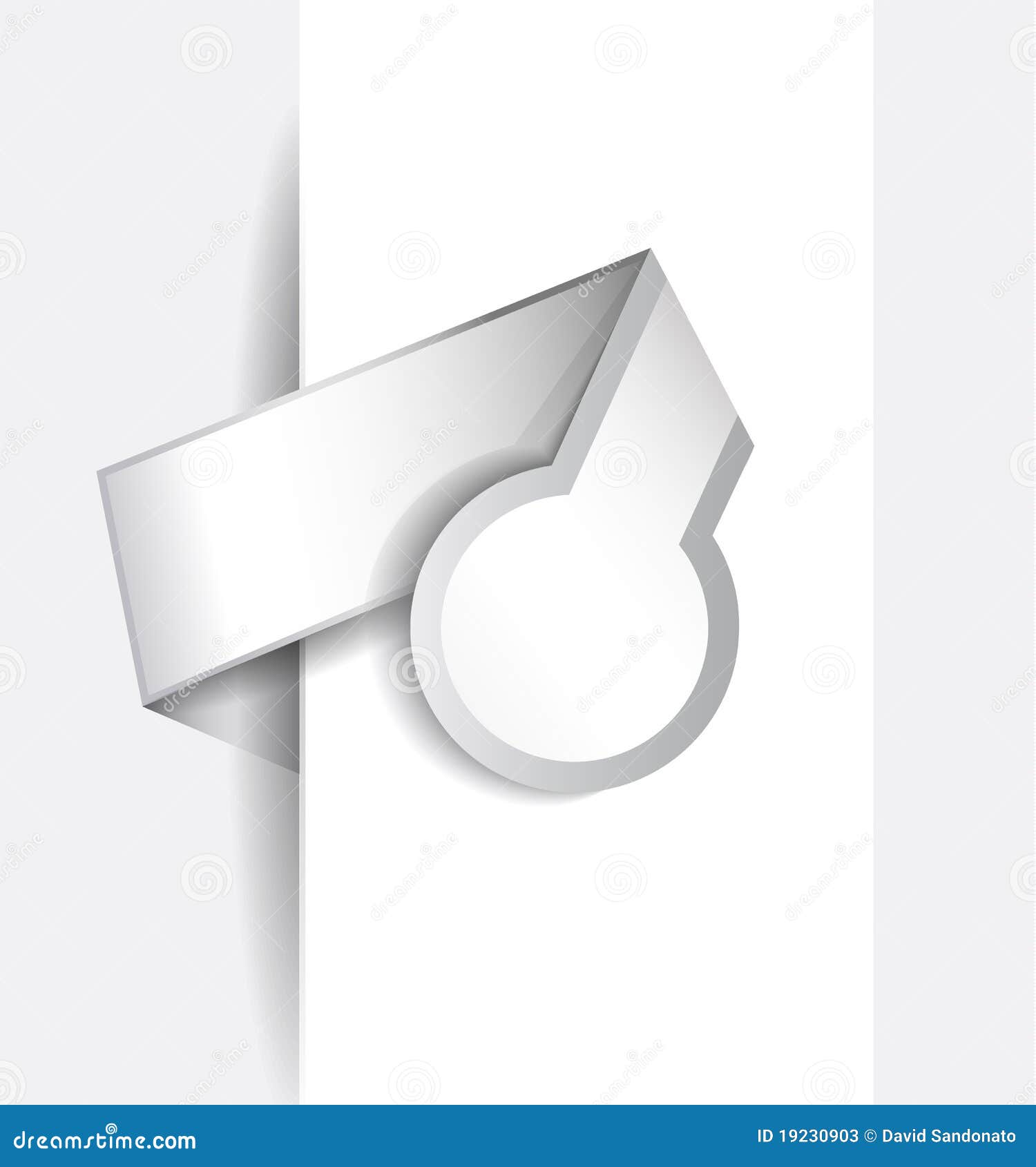 Paper Circular Style tag stock vector. Illustration of product - 19230903