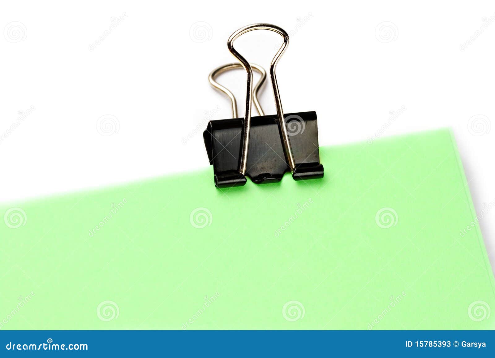 Paper clip stock image. Image of concepts, green, paper - 15785393