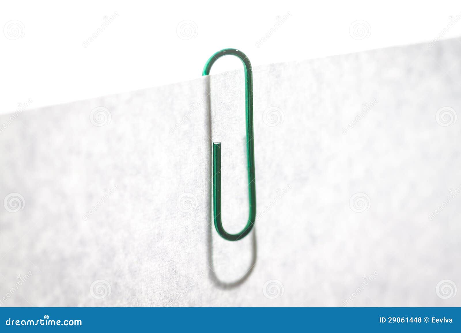 Paper clip. stock photo. Image of empty, blank, painting - 29061448