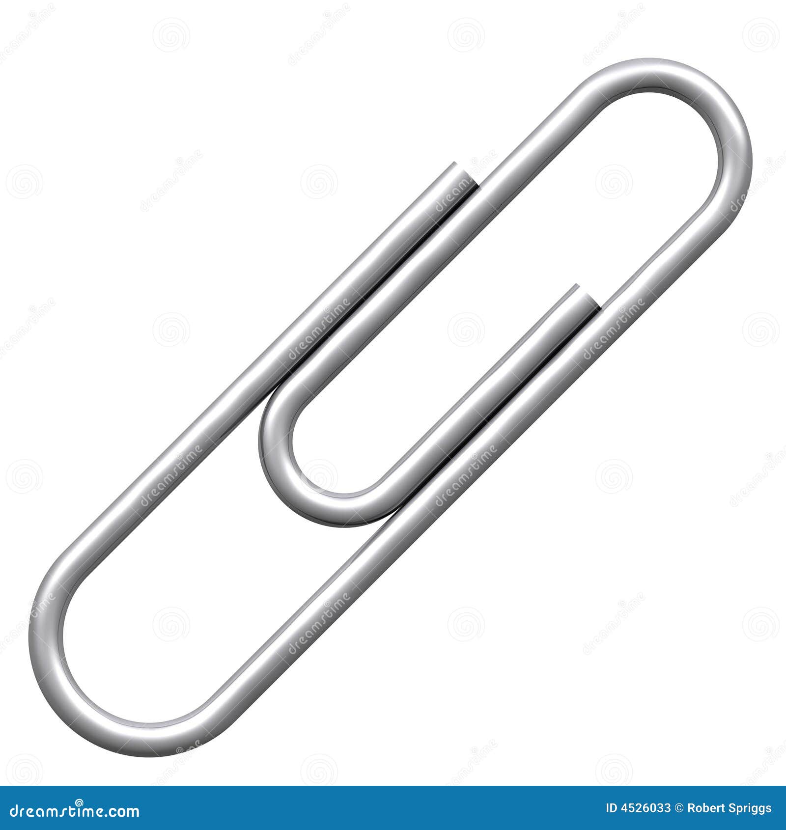 Paper Clip stock illustration. Illustration of business - 4526033