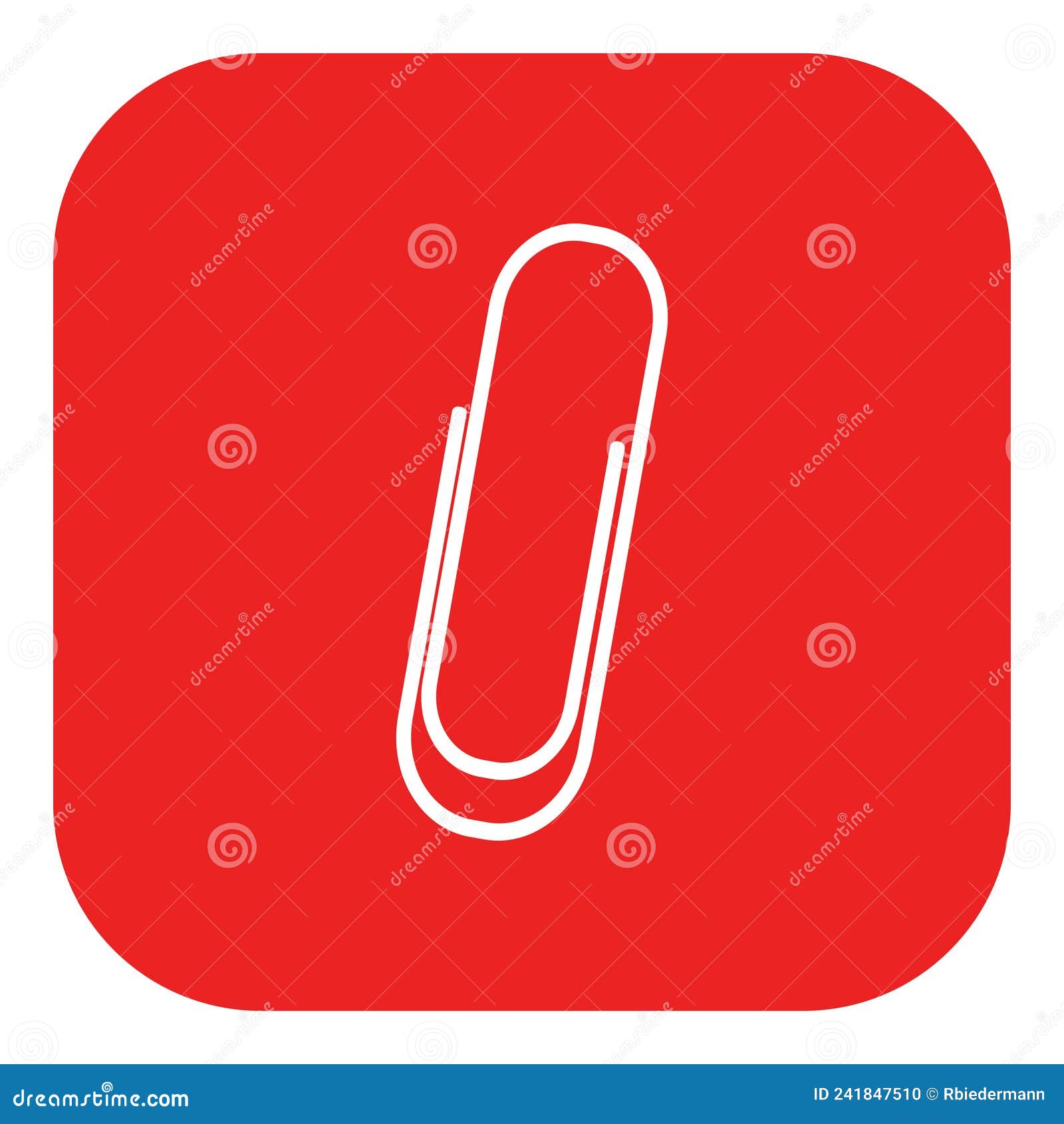 Paper clip and app icon stock vector. Illustration of graphic - 241847510
