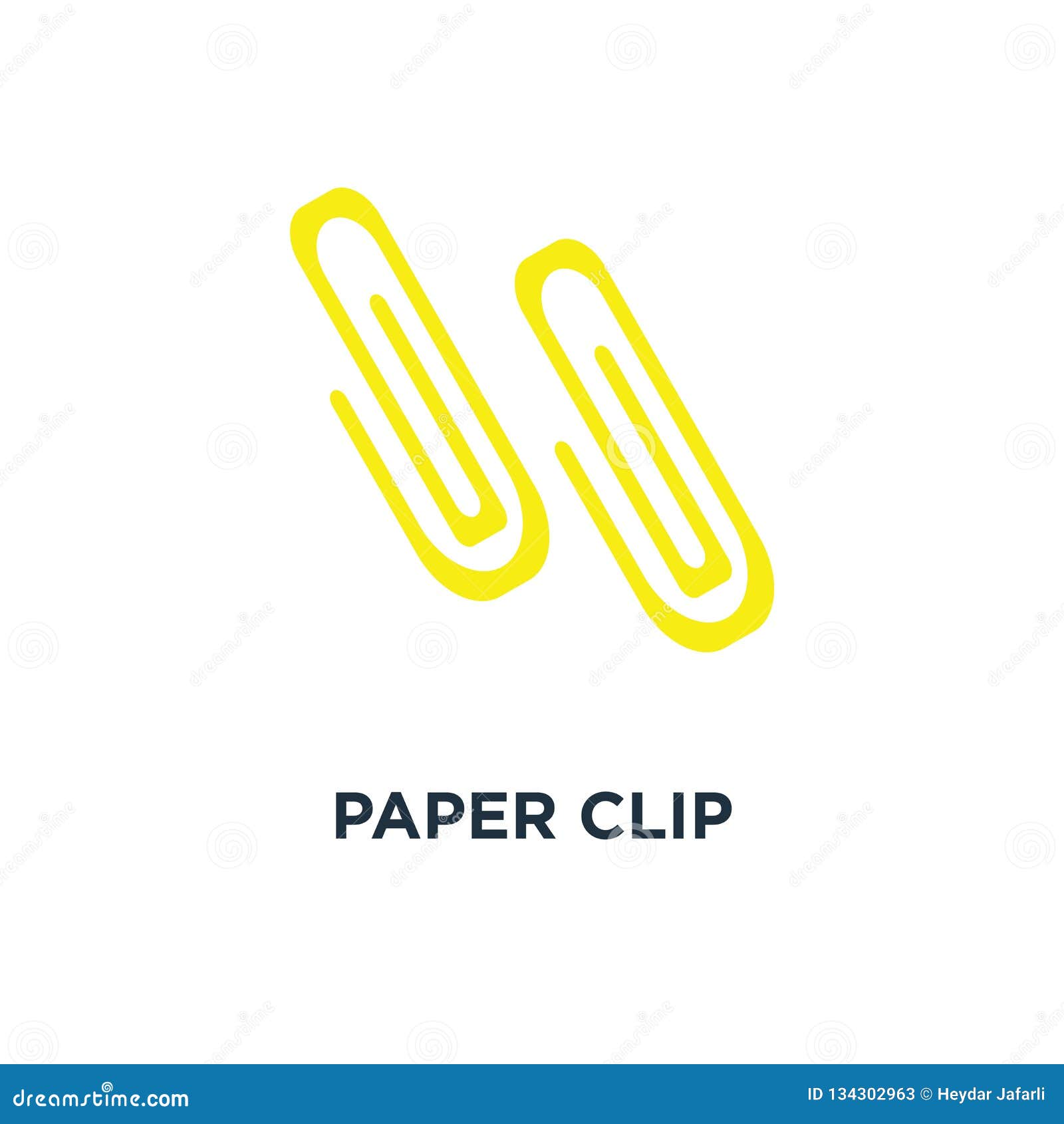 Paper Clip Attachment Icon. Paper Clip, Email Attachment, Attach Stock ...