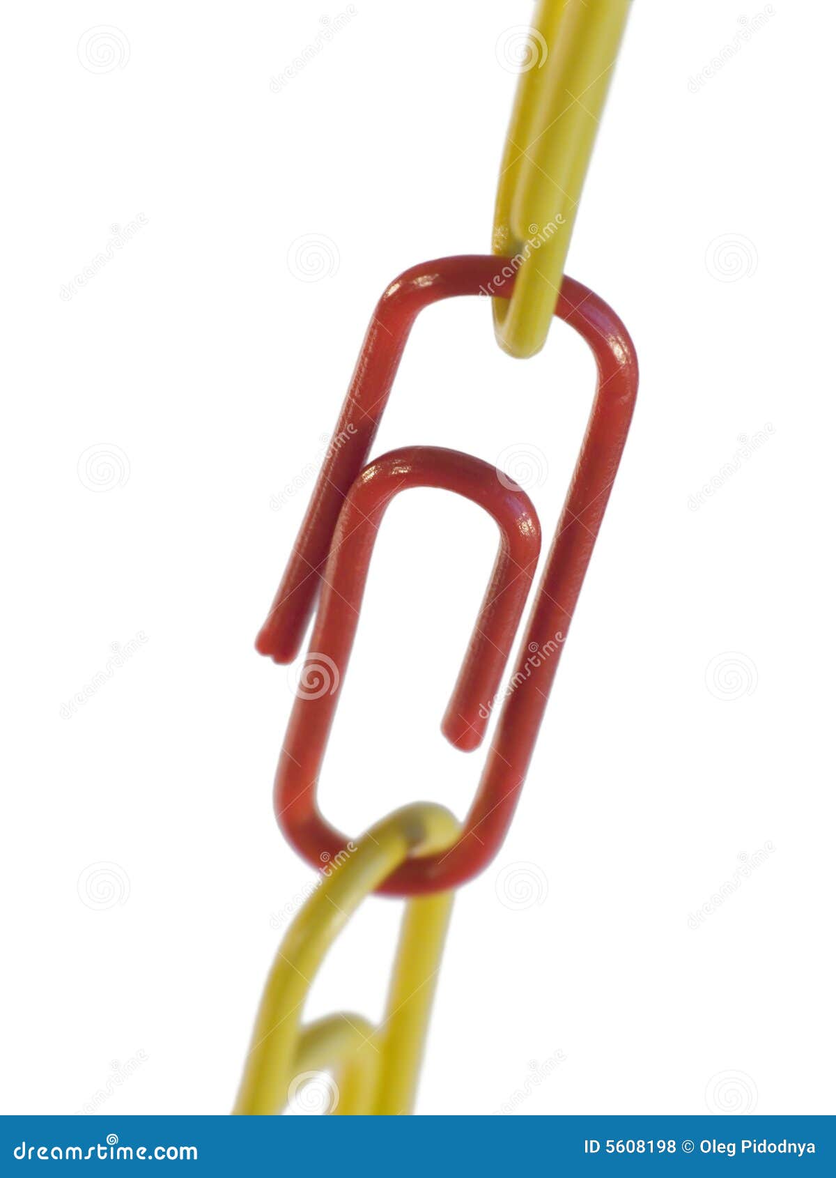 Paper clip chain stock photo. Image of document, organization - 5608198