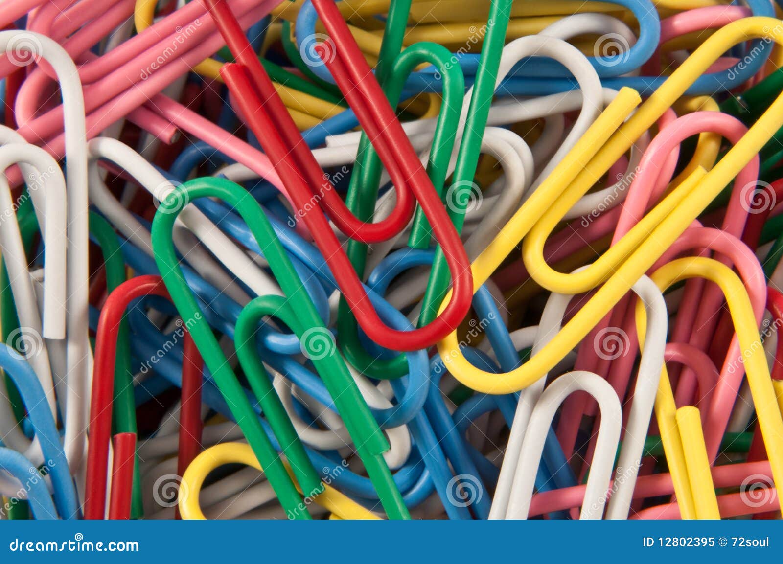 Paper clip chaos stock image. Image of clerical, administration - 12802395