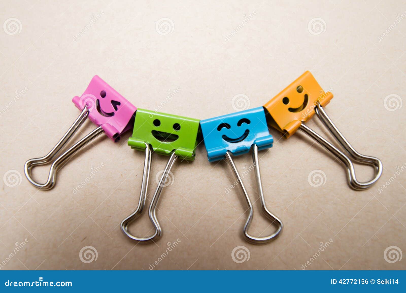 Paper clip happy stock photo. Image of abstract, design - 42772156
