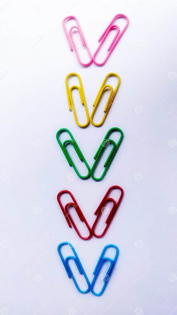 Paper clip in line stock photo. Image of text, circle - 243775776