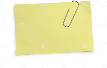 Paper Clip & Memo stock photo. Image of reminder, background - 7591600