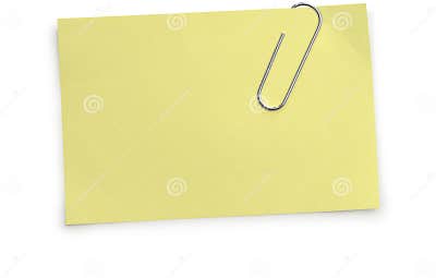 Paper Clip & Memo stock photo. Image of reminder, background - 7591600