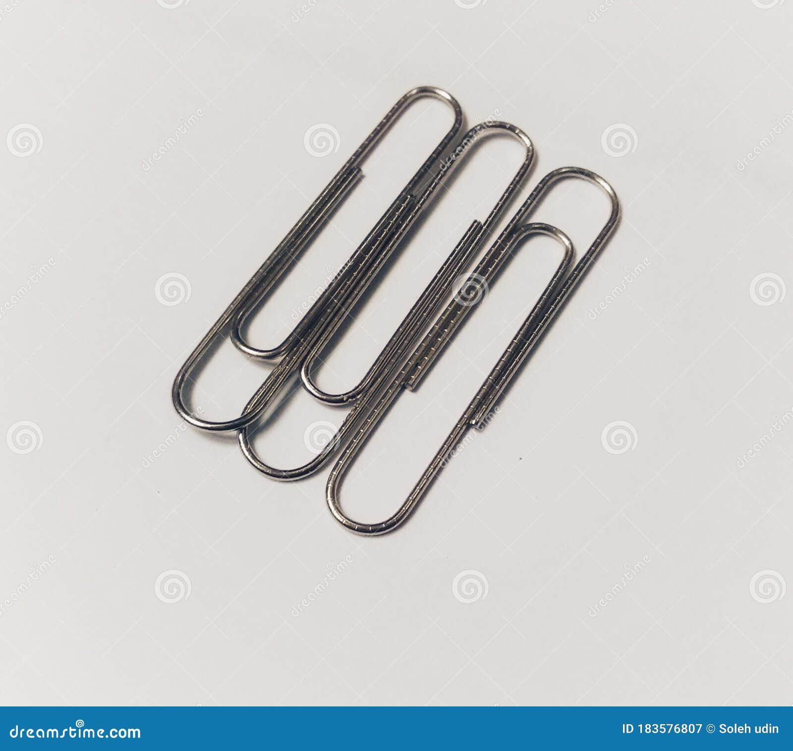 Paper Clip for Office Equipment Advertisements Stock Image - Image of ...