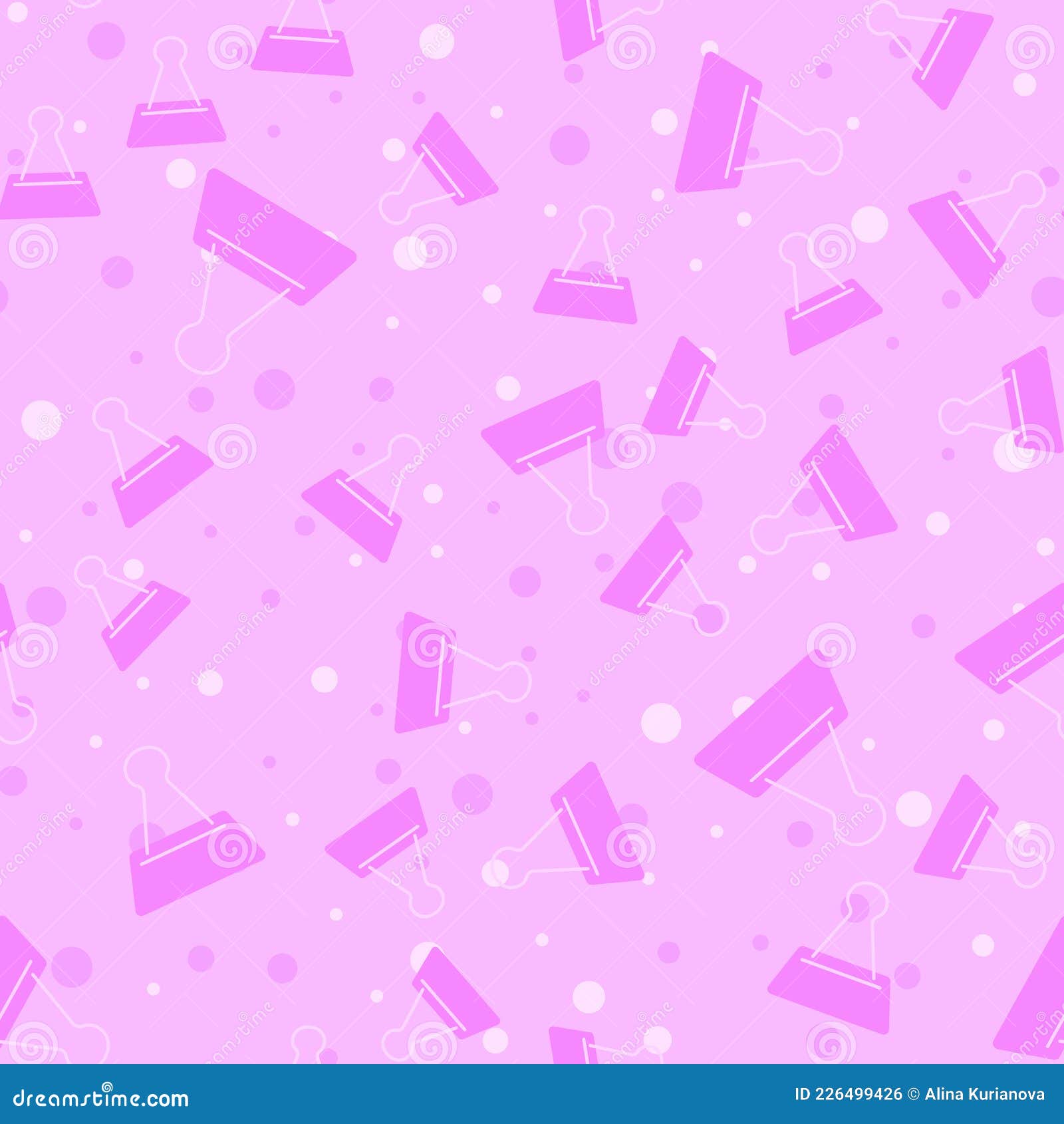 Clip-art Seamless Pattern With Watercolor Flowers Royalty-Free Stock ...