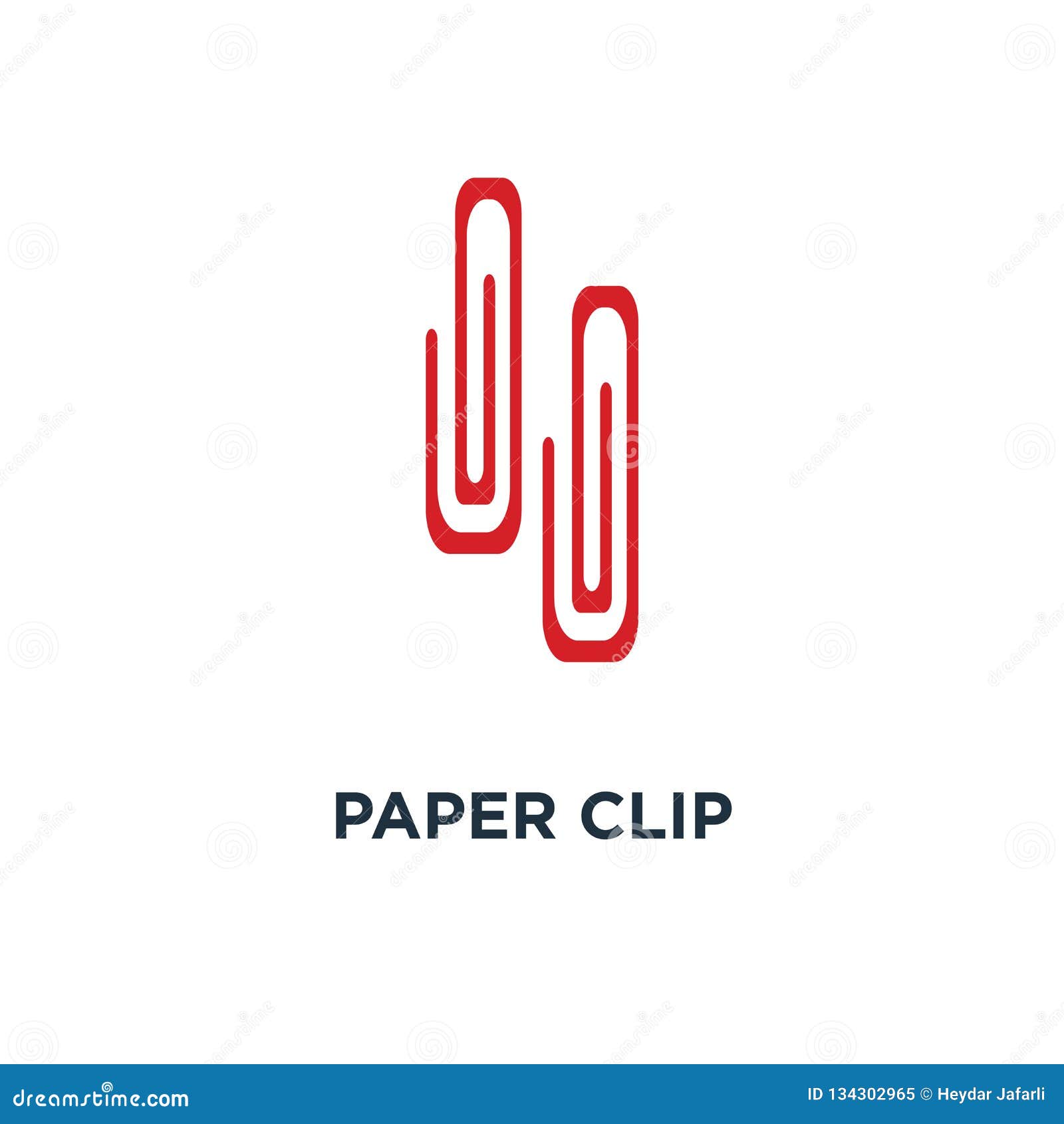Paper Clip Sign . Clip Icon. Document Attachment Stock Vector ...