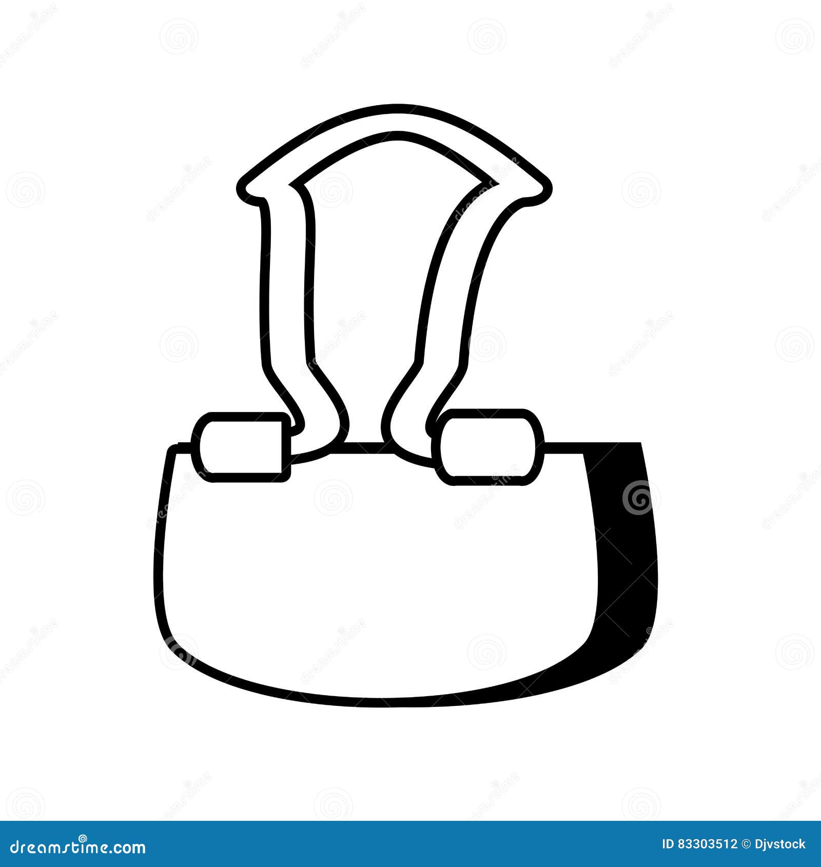 Paper Clip Supplies Outline Stock Vector - Illustration of design ...