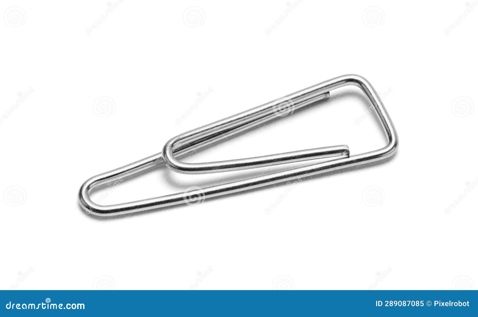 Paper Clip stock image. Image of triangle, metal, office - 289087085
