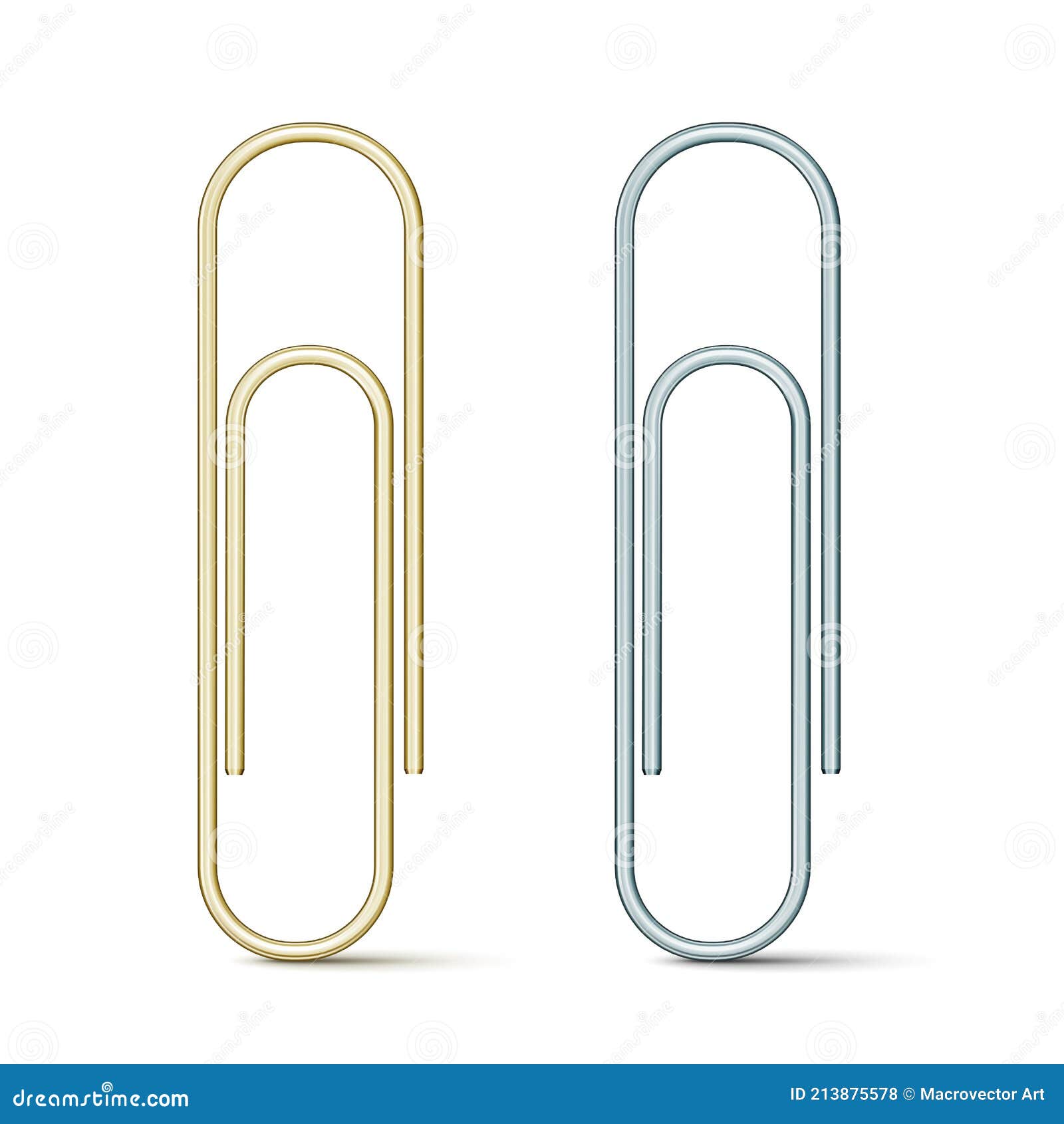 Paper Clip Design Vector Illustration Stock Vector - Illustration of ...