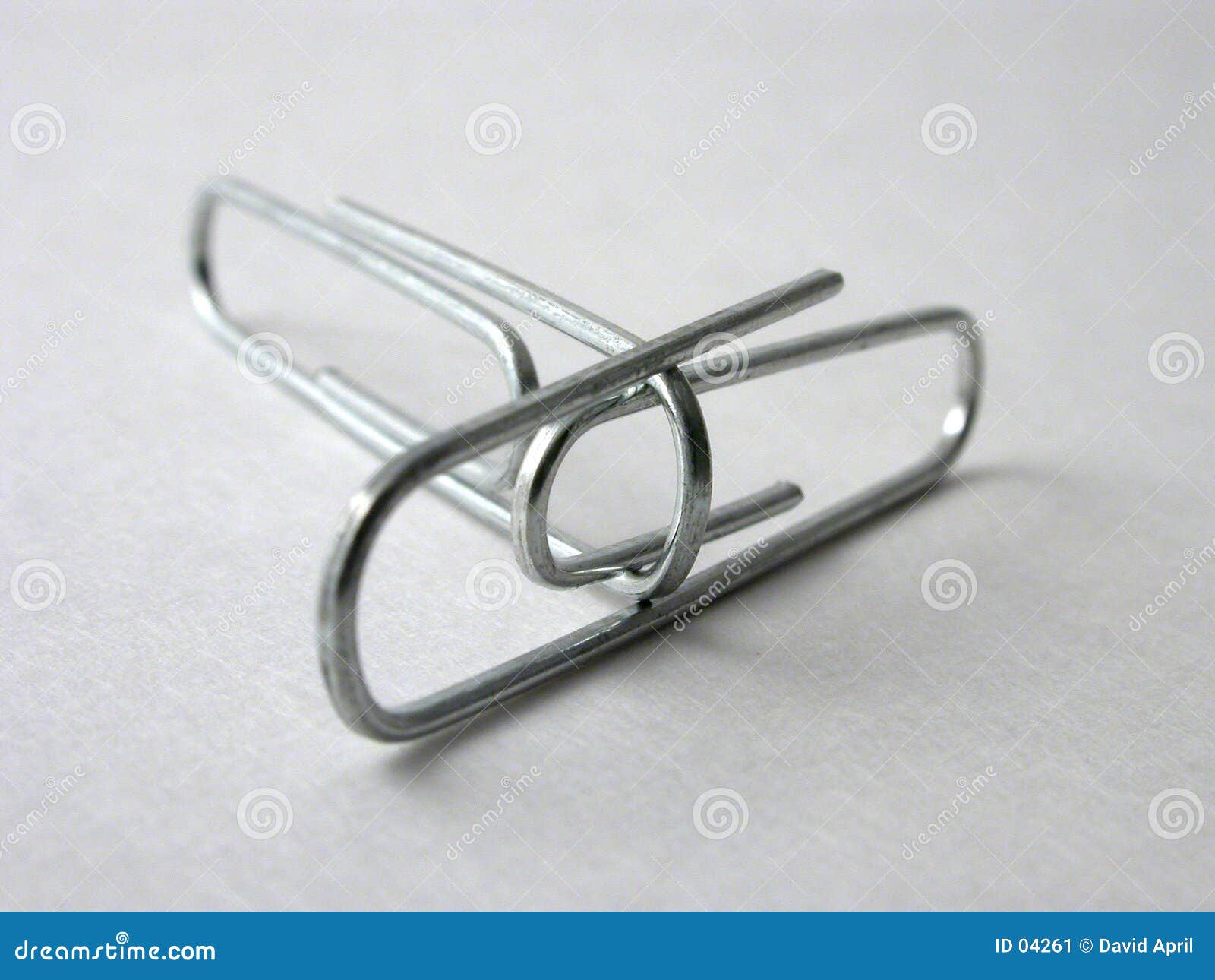 Paper clips stock image. Image of white, connected, clips - 4261