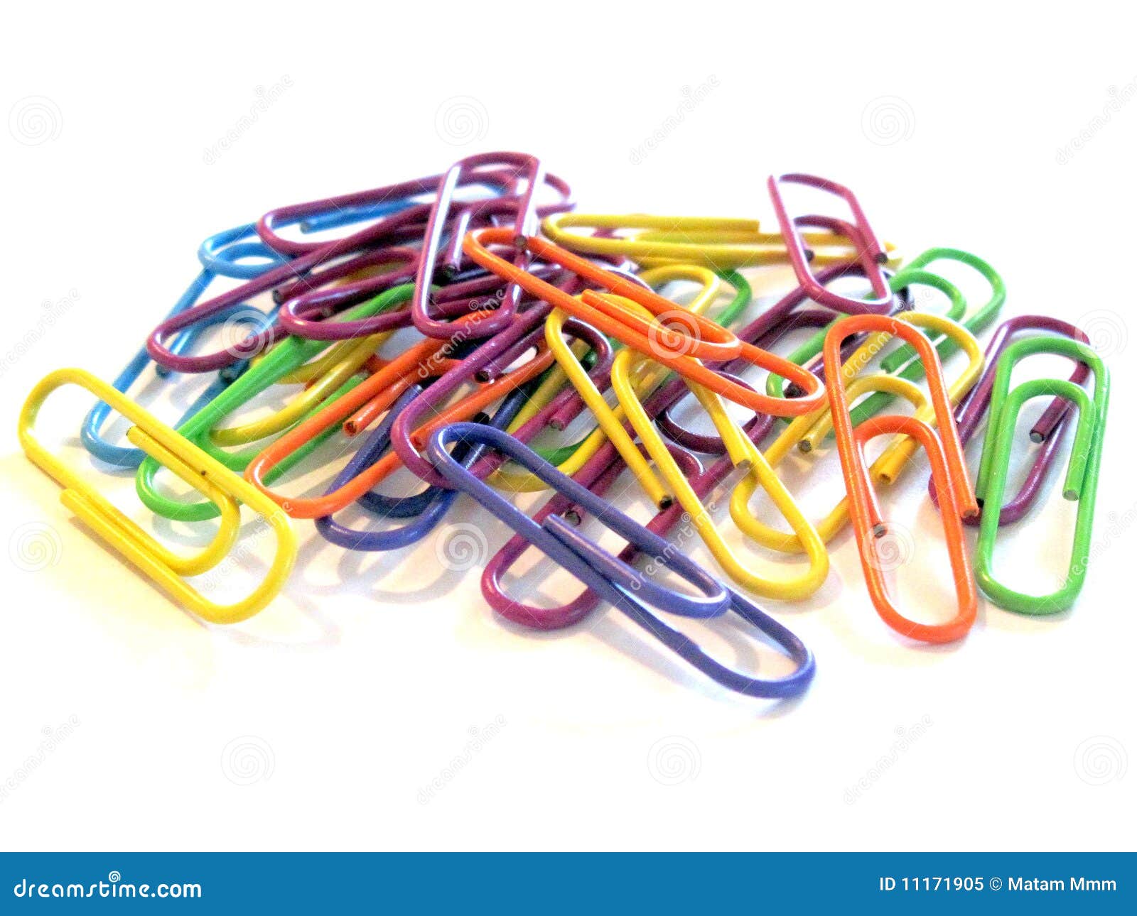 Paper Clips stock image. Image of home, business, office - 11171905