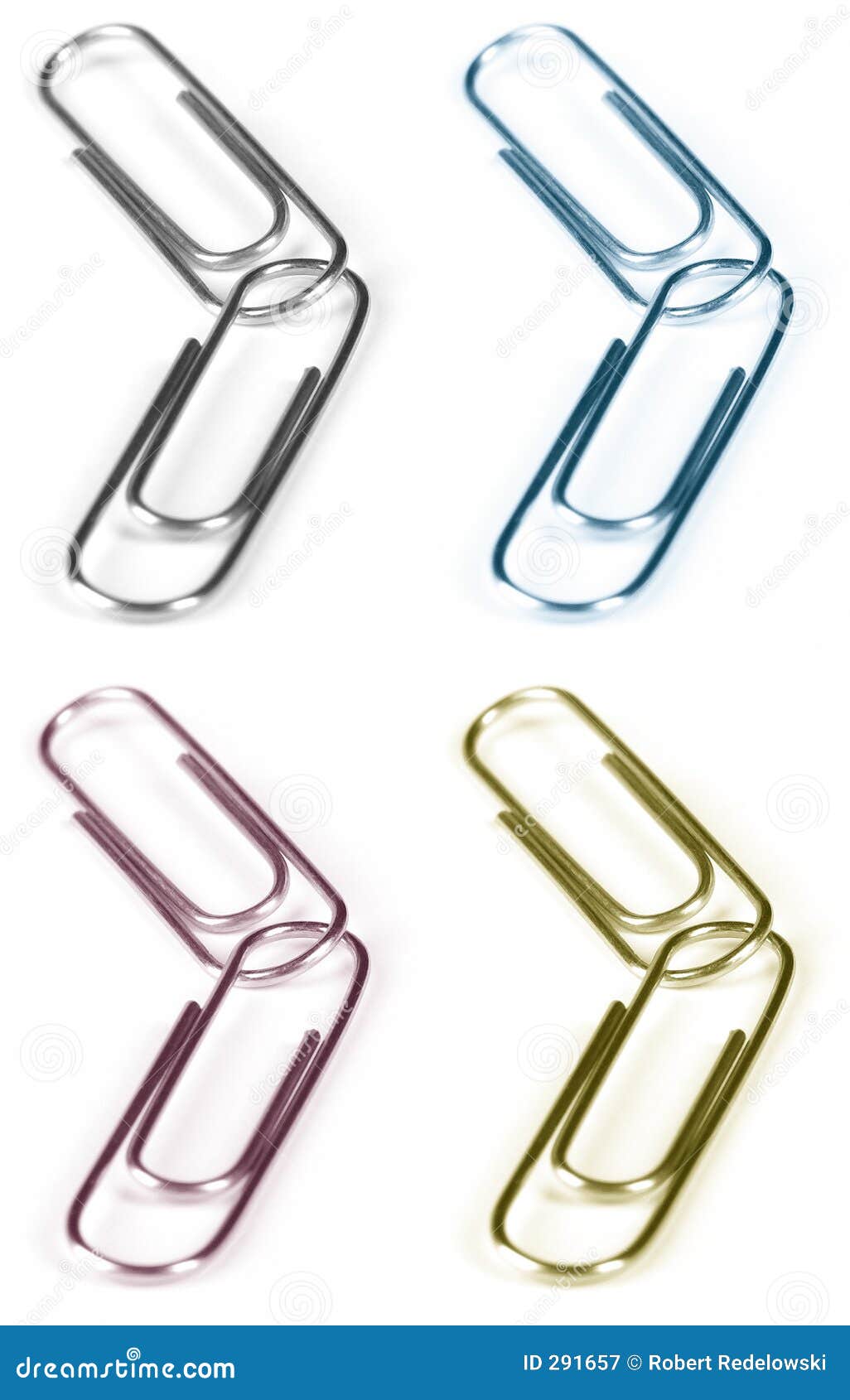 Paper Clips stock image. Image of details, silver, isolate - 291657