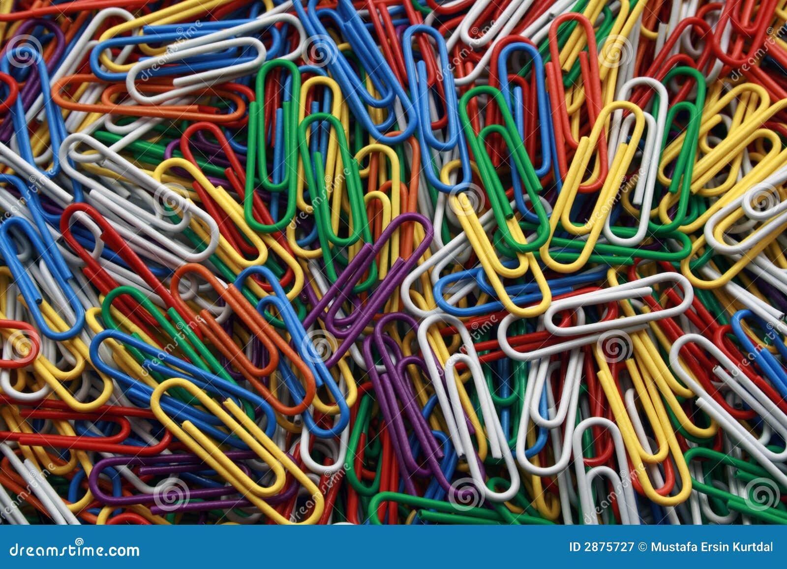 Paper Clips Background Royalty-Free Stock Photography | CartoonDealer ...
