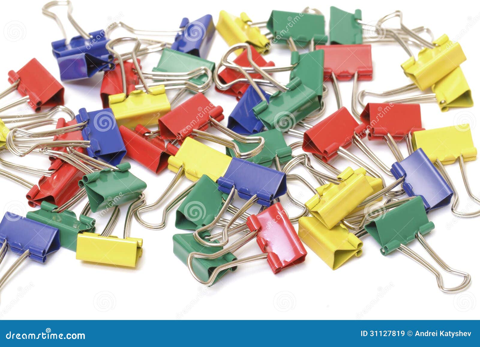 Paper clips closeup stock image. Image of staple, education - 31127819