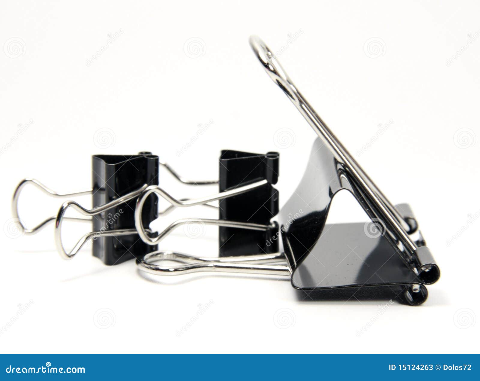 Paper clips for documents stock image. Image of small - 15124263