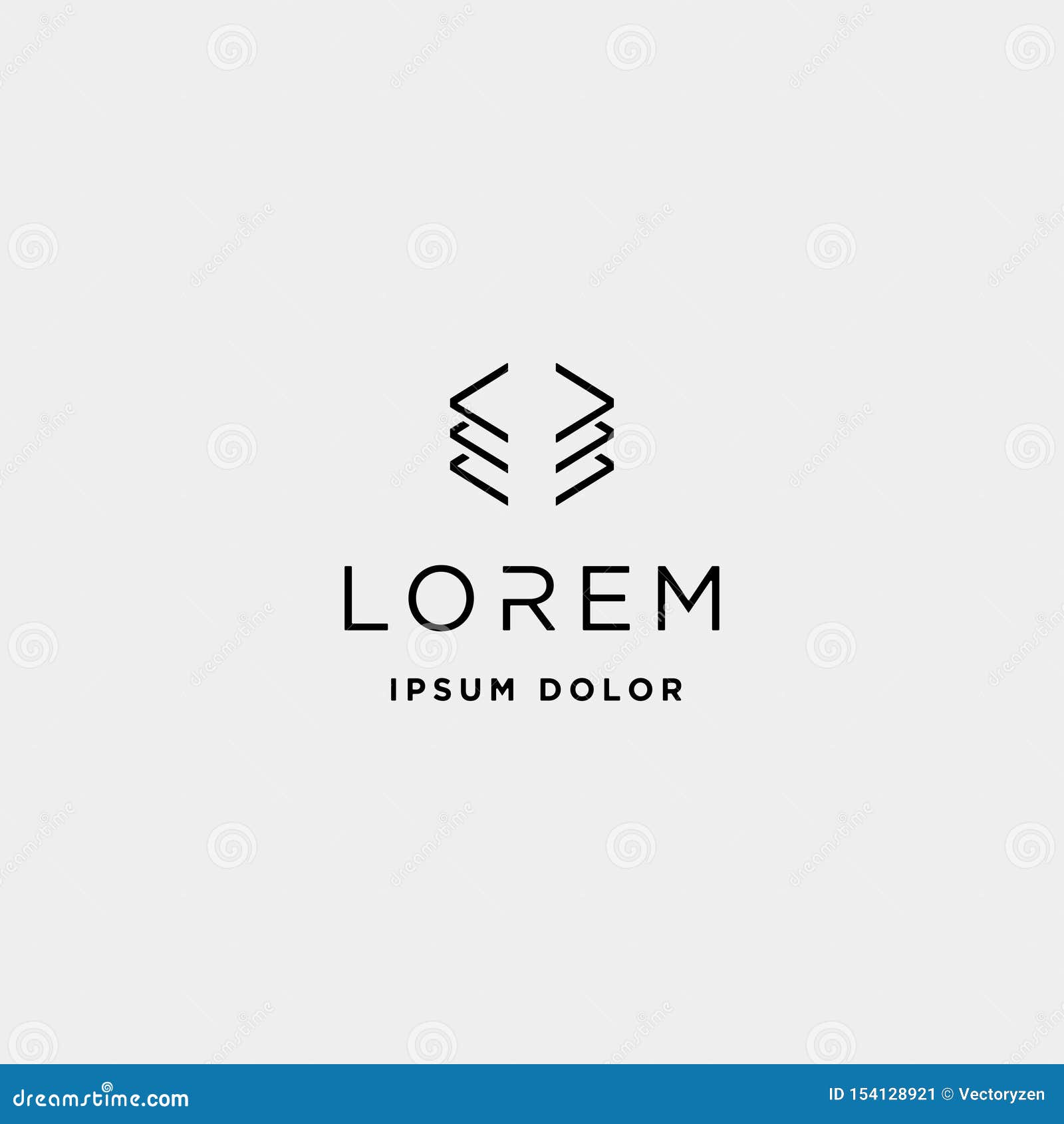 Paper Code Logo Design Document Coding Line Symbol Stock Vector ...