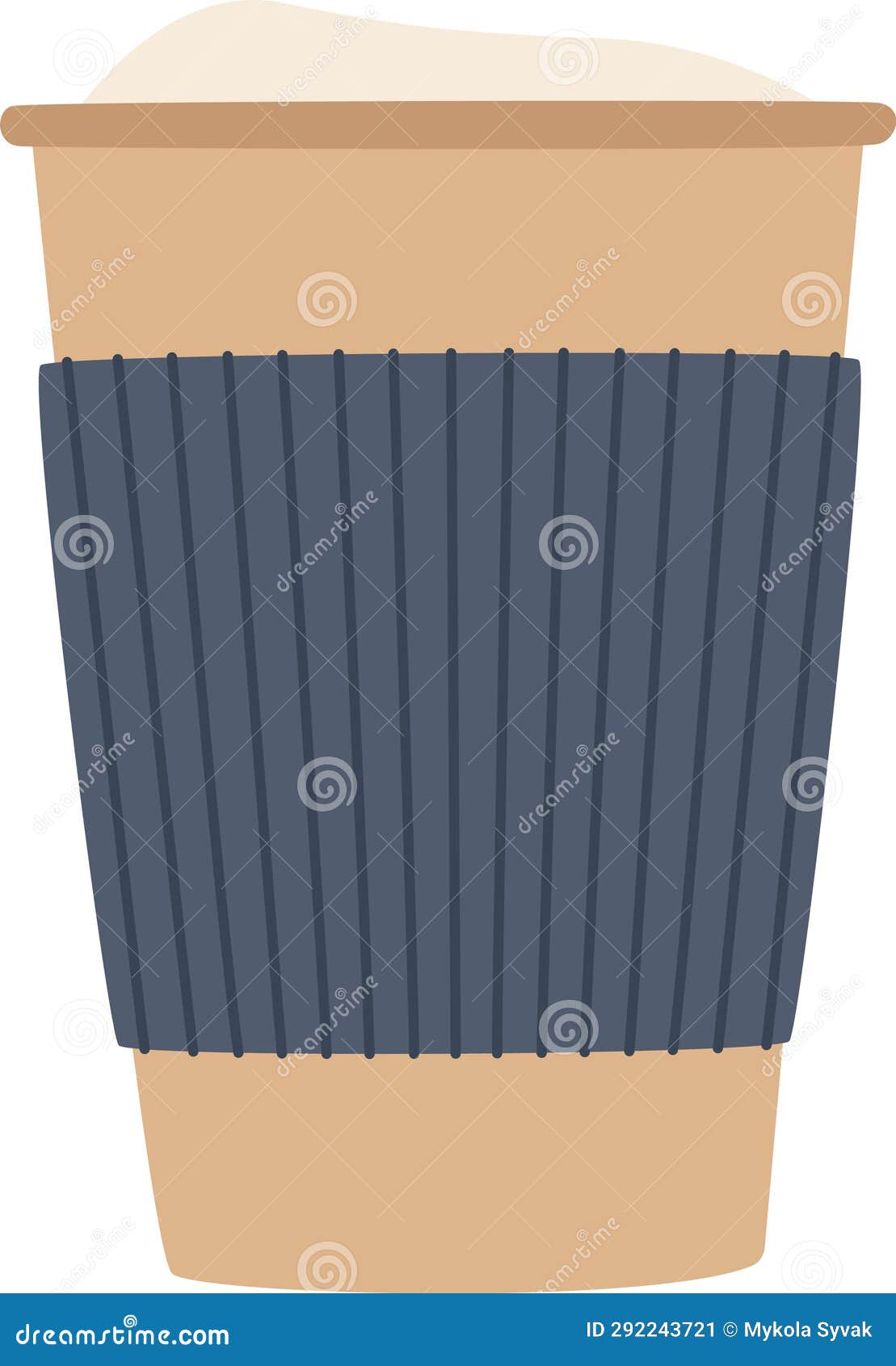 Paper Coffee Cup stock vector. Illustration of cafe - 292243721