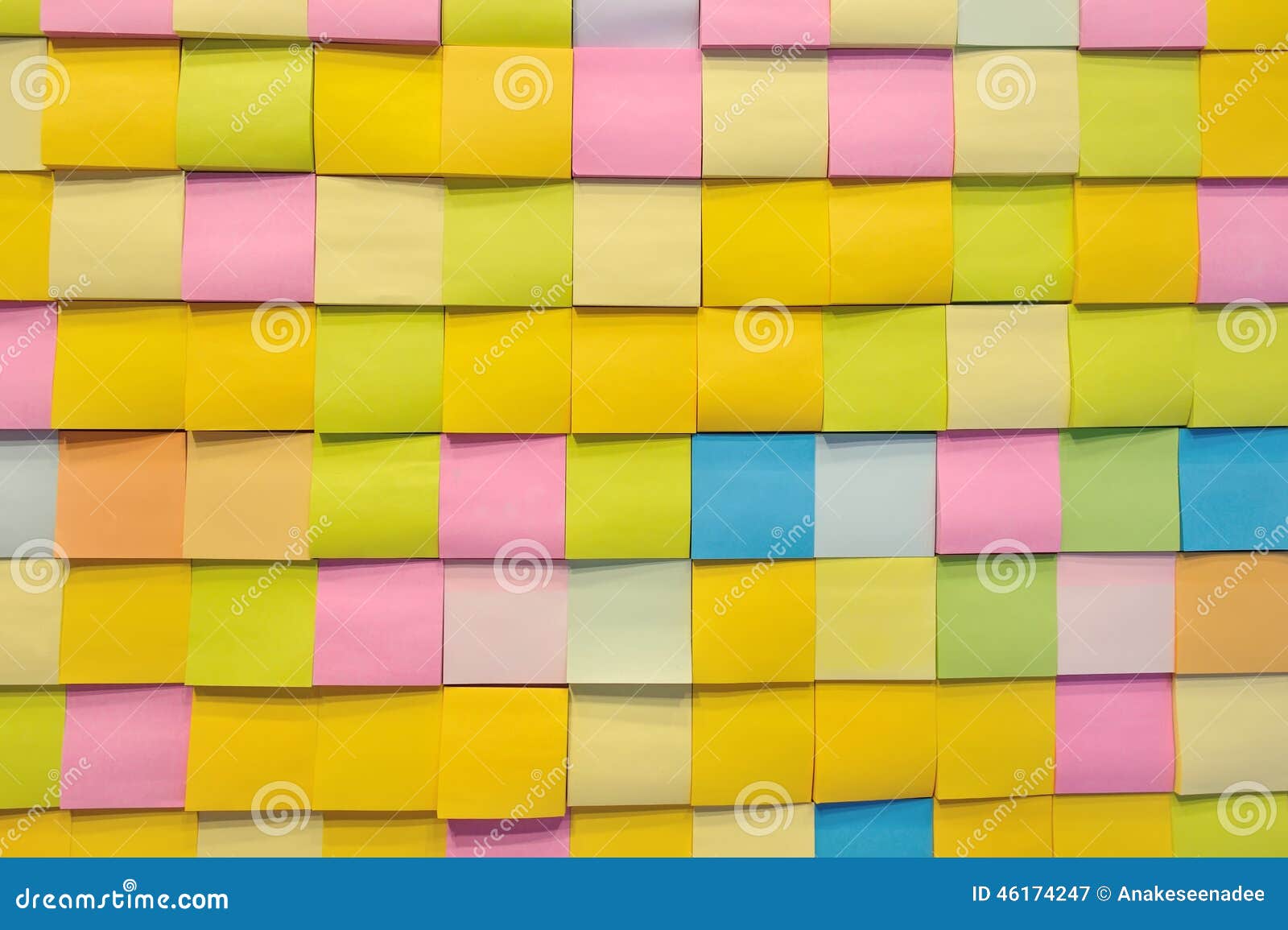 Paper color note stock image. Image of notebook, template - 46174247