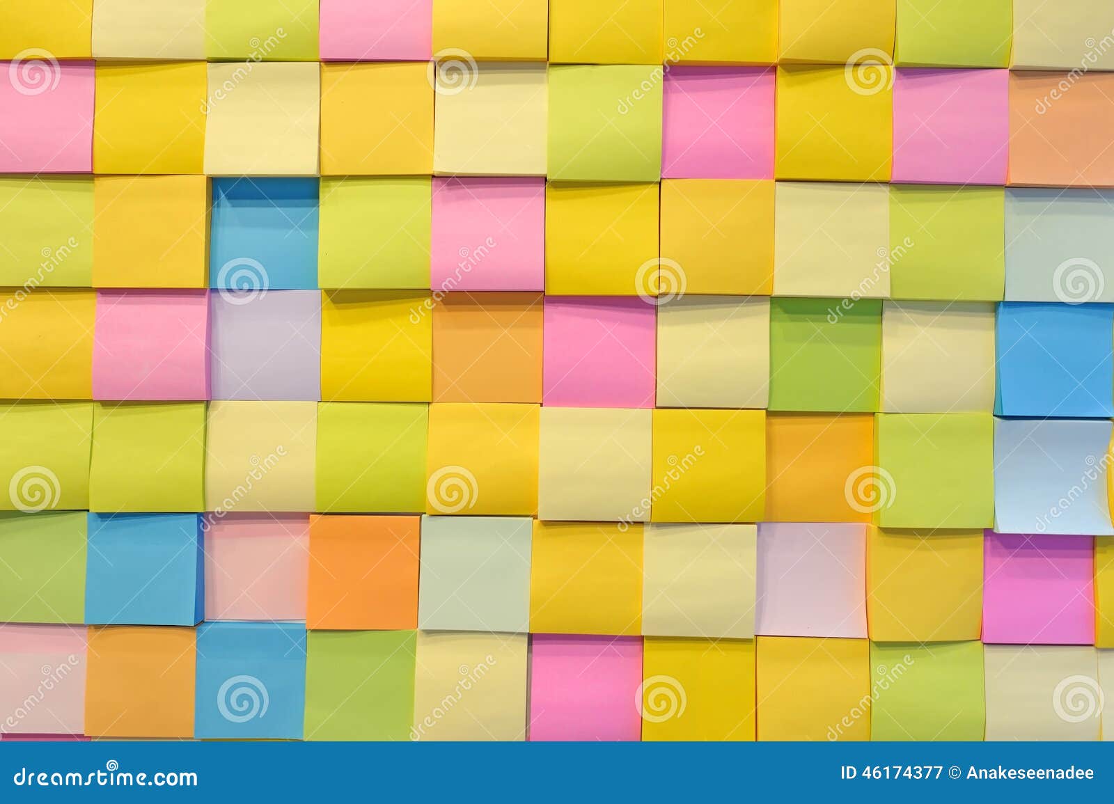 Paper color note stock image. Image of business, note - 46174377