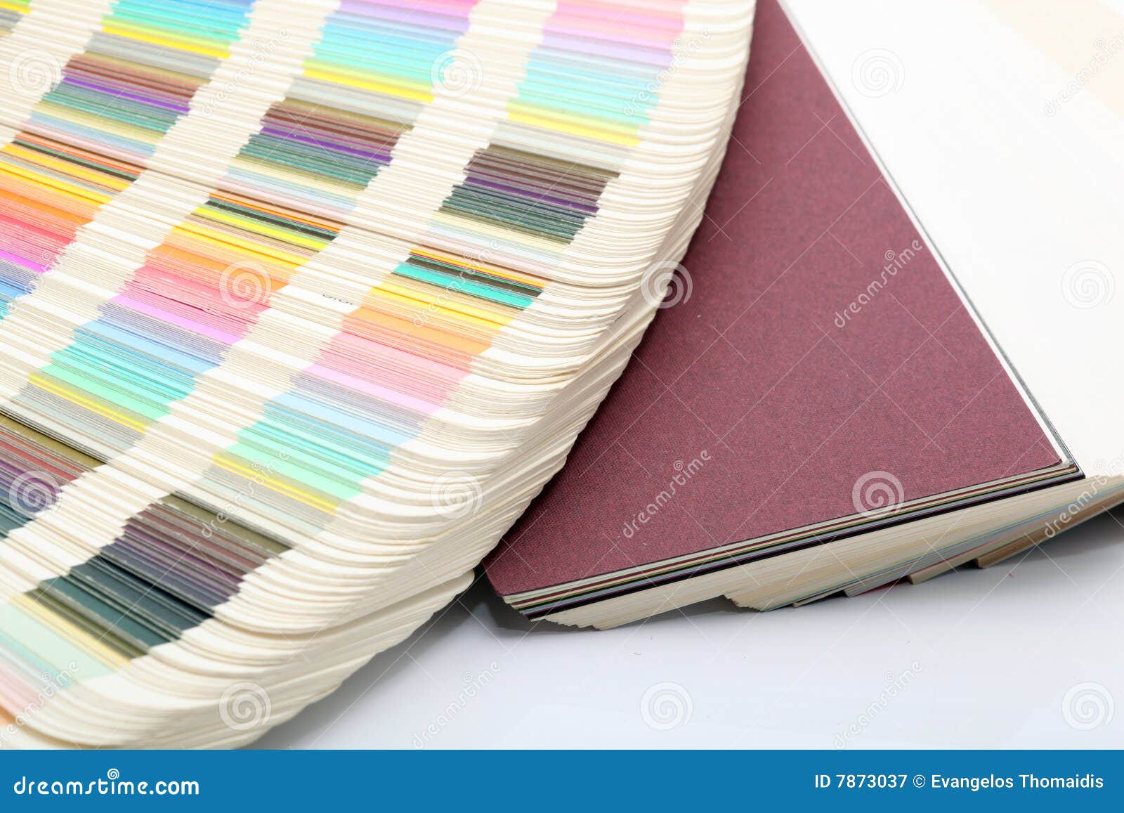 Paper and color samples stock image. Image of white, production - 7873037