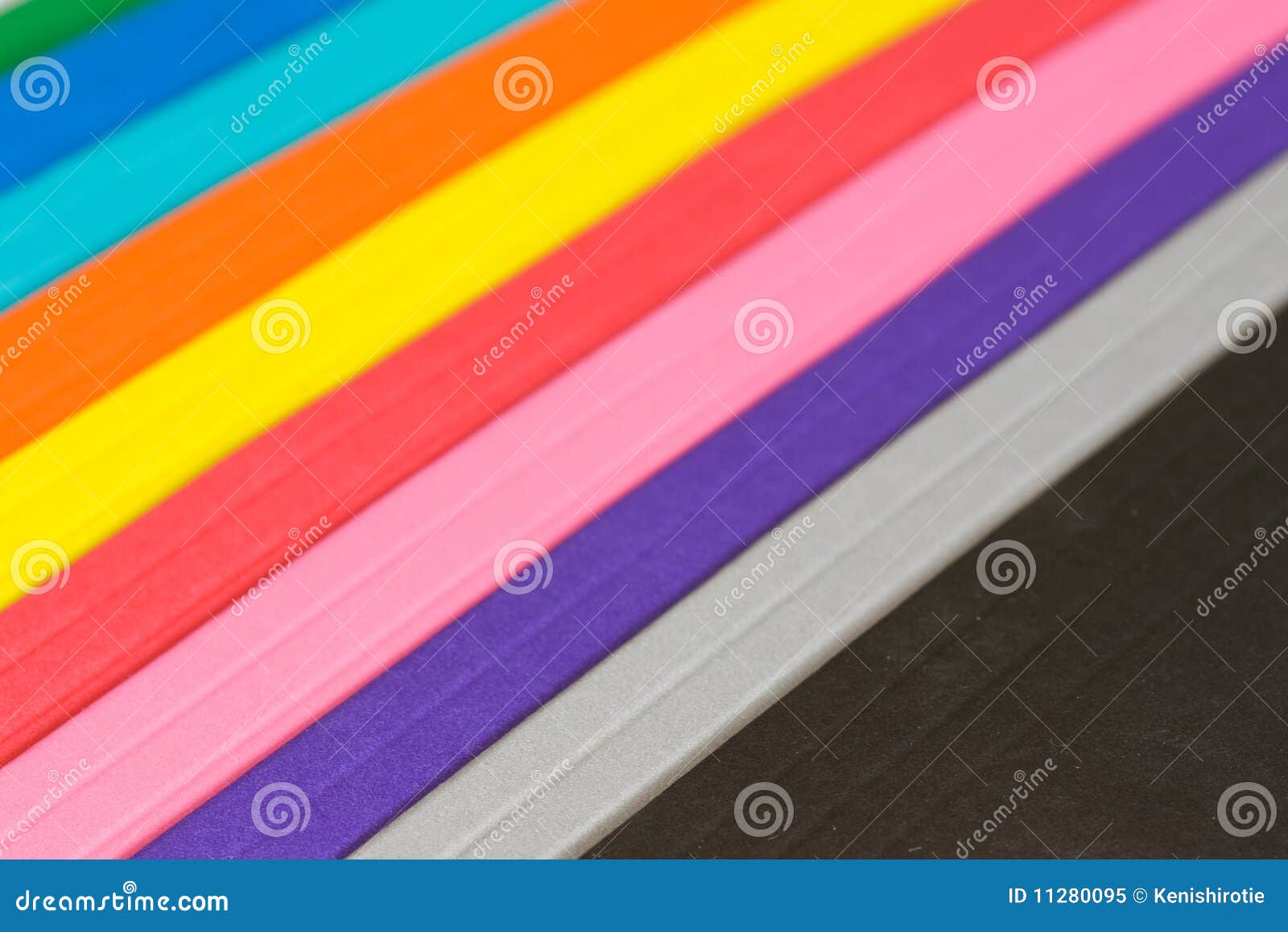 Paper color spectrum stock image. Image of card, paper - 11280095