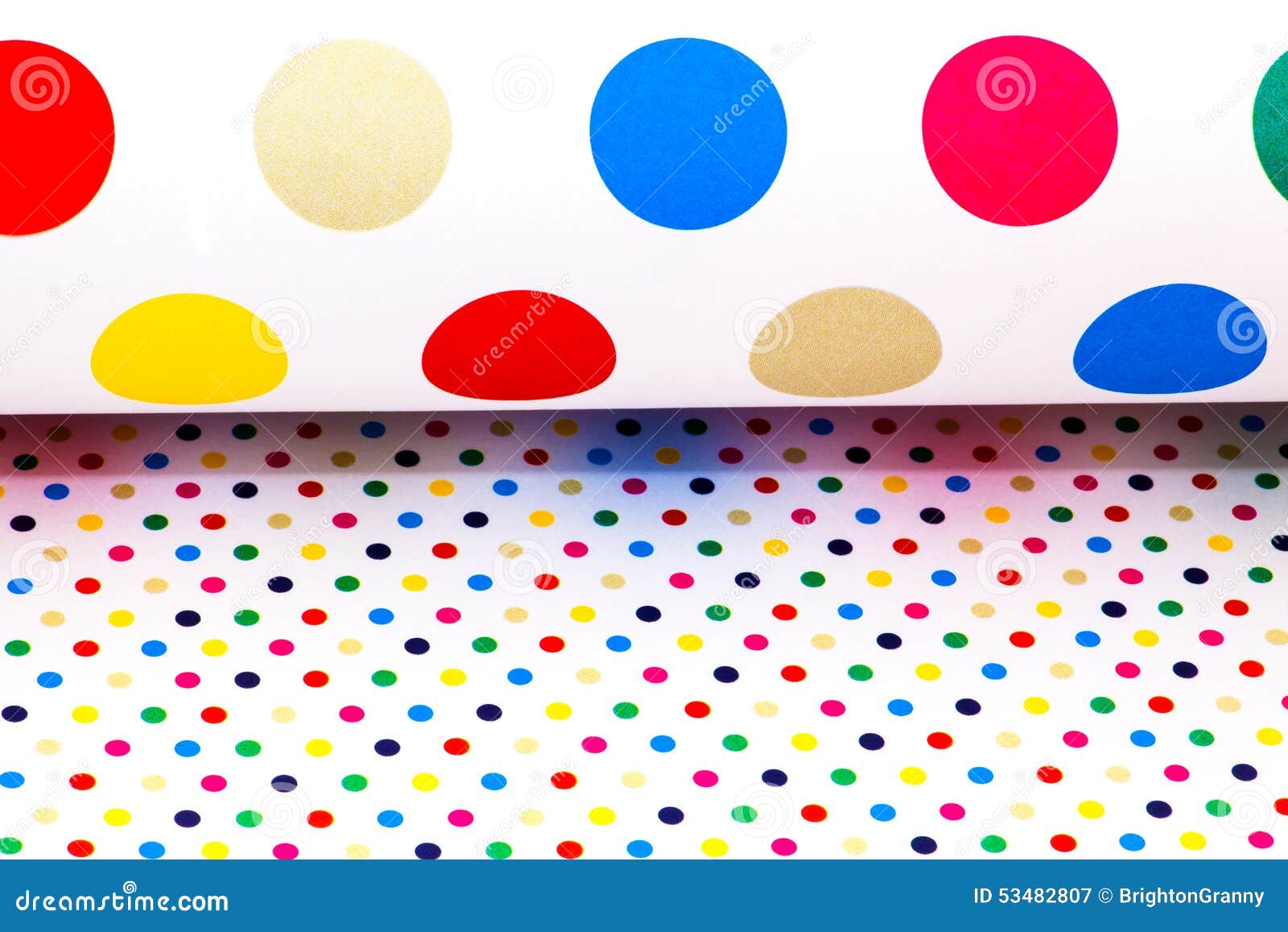 Paper with colorful dots stock image. Image of spots - 53482807