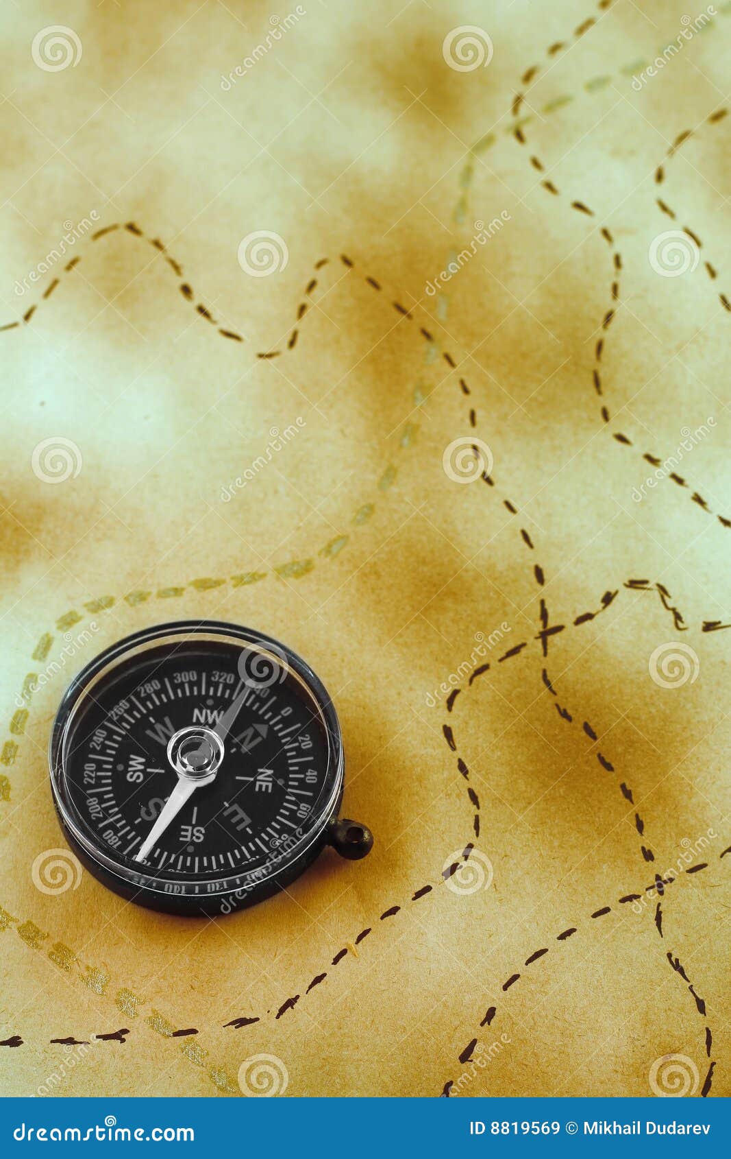 Paper with compass stock image. Image of paper, texture - 8819569