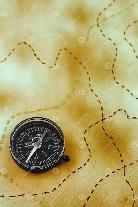 Paper with compass stock image. Image of paper, texture - 8819569