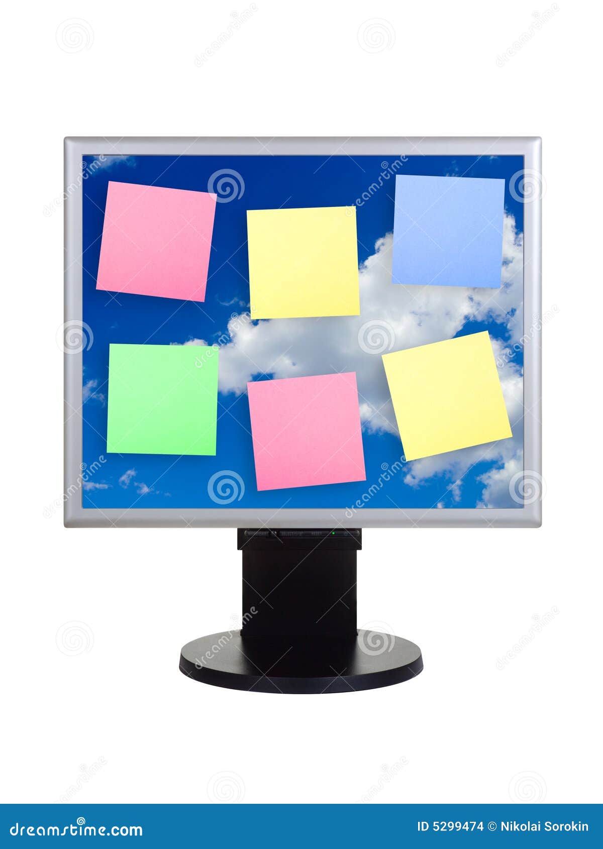 Paper on computer screen stock photo. Image of idea, data - 5299474