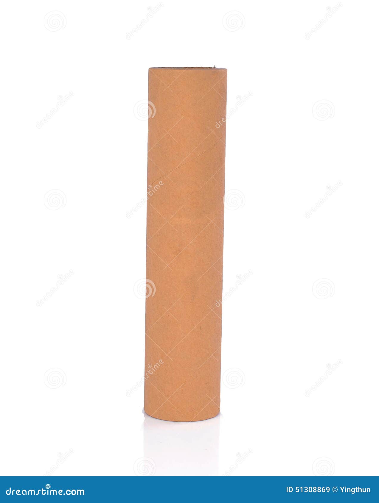 Paper Core with White Background Stock Image - Image of white, close ...