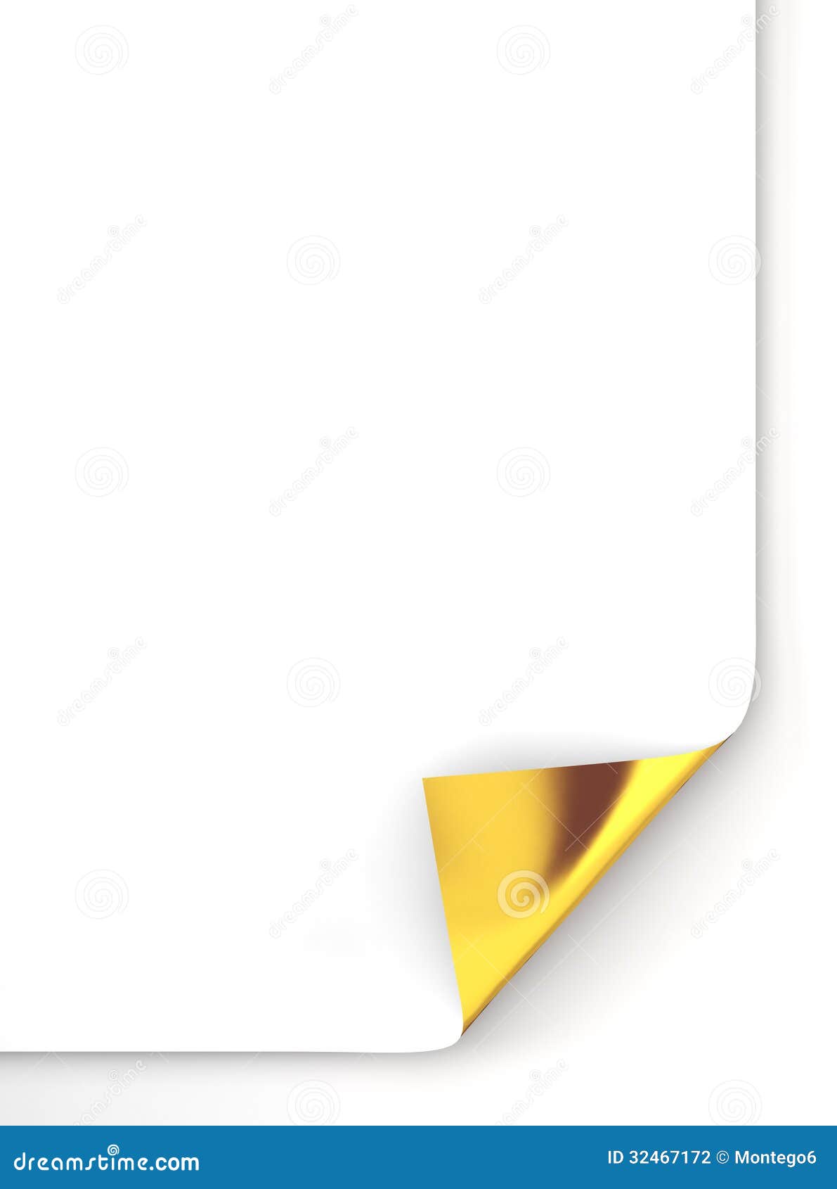 Paper corner stock illustration. Illustration of metal - 32467172